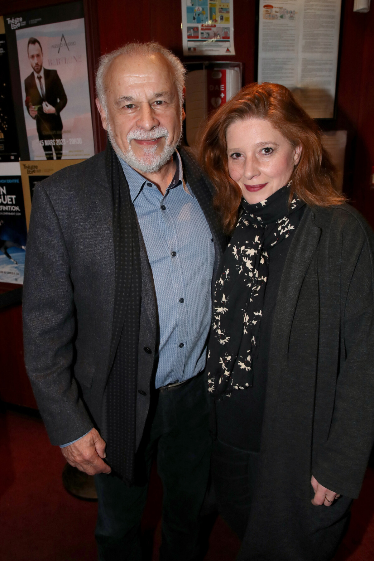 Photo : Exclusif - Francis Perrin et sa femme Gersende Dufromentel ...