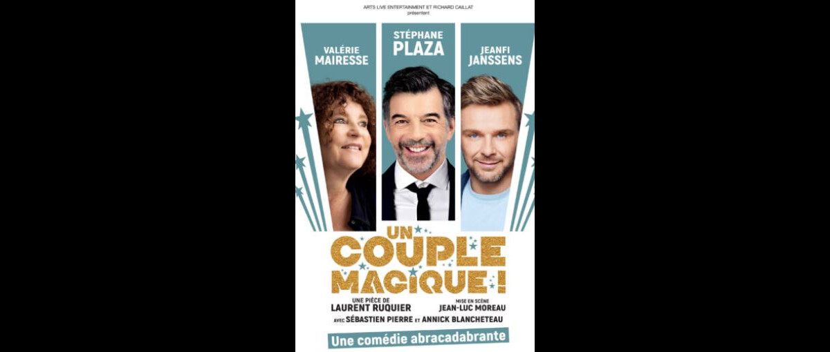 Photo : Affiche de la pièce "Un couple magique" - Purepeople