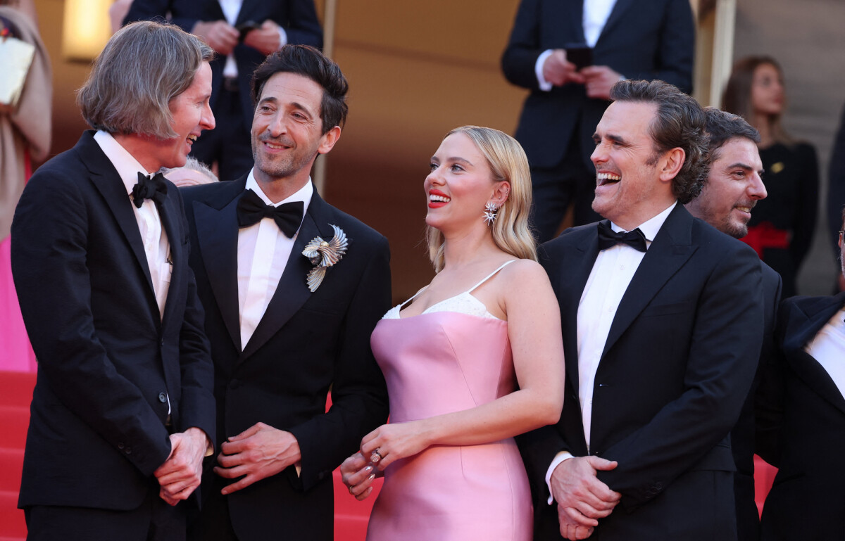 Photo : Wes Anderson, Adrien Brody, Scarlett Johansson, Matt Dillon ...