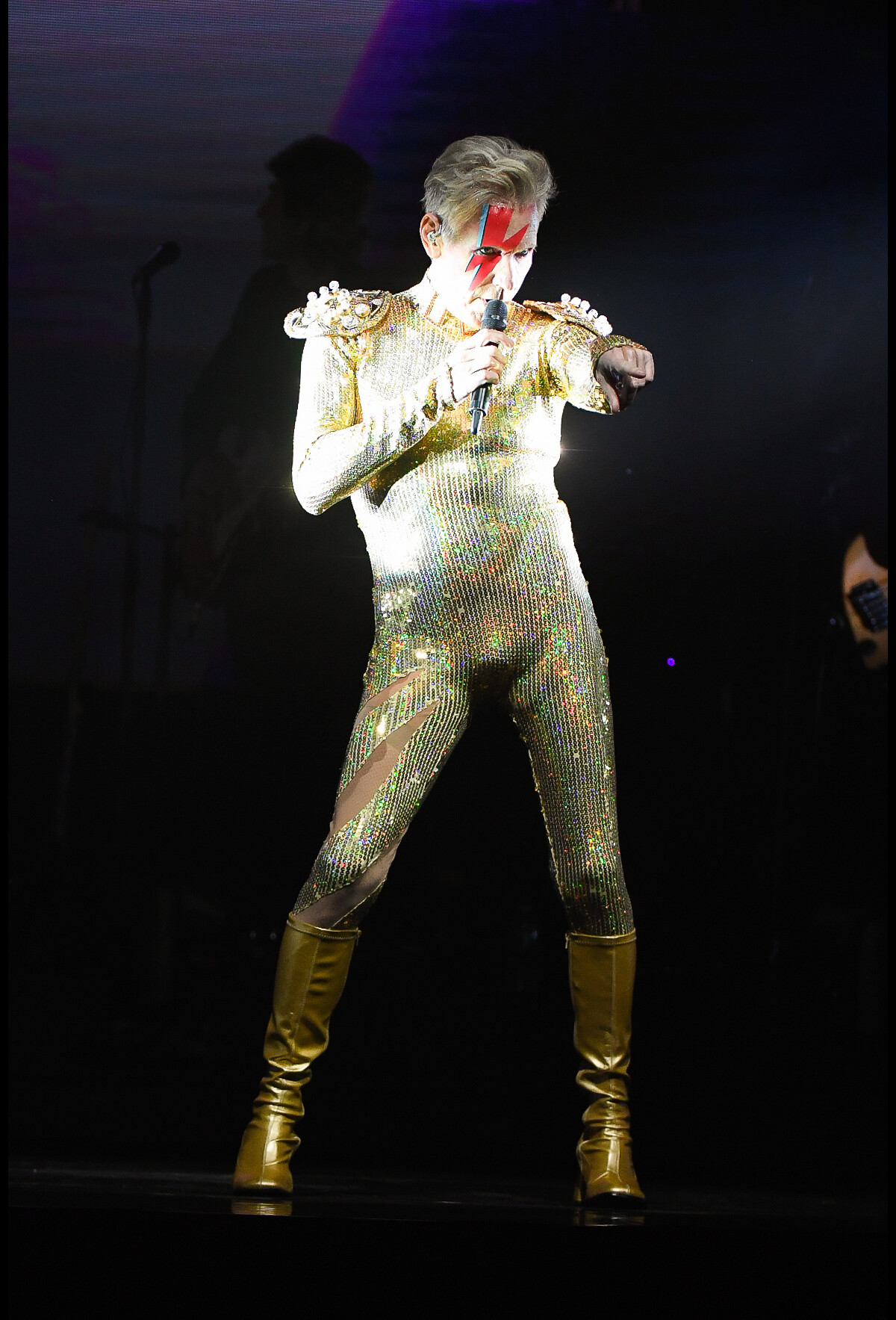 Photo : Plastic Bertrand lors du concert "Stars 80" au Palais Nikaïa à ...