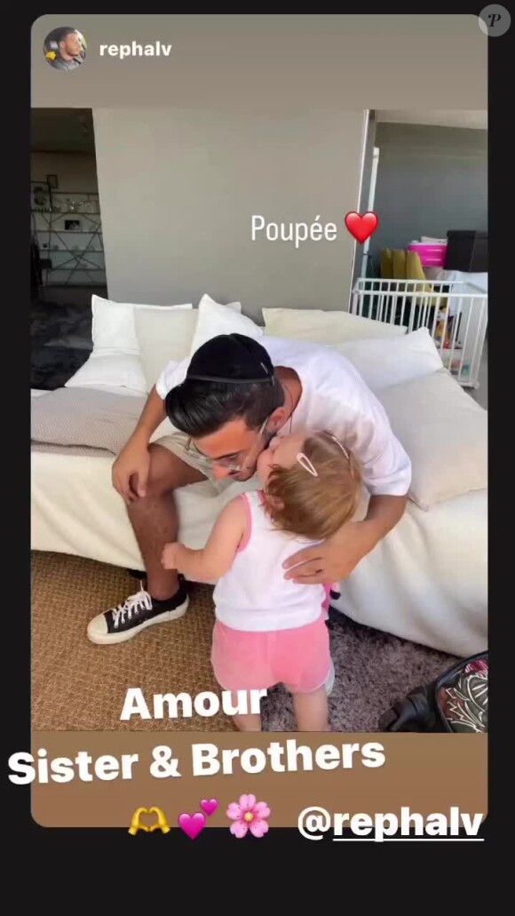 Daniel Lévi : Sa fille Nessyel (1 an) avec son grand frère Raphaël pour une photo pleine d'amour ...