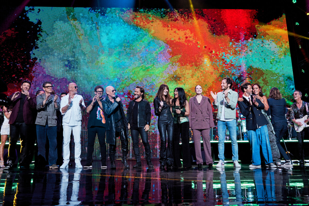 Photo : Exclusif - Calogero, Zazie, Christophe Mae, Anggun, Diego ...
