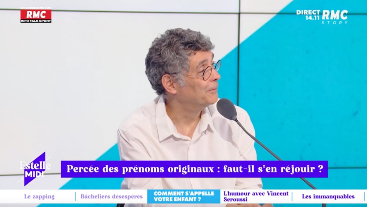 Photo : Thierry Moreau sur le plateau d'"Estelle Midi" pour RMC ...