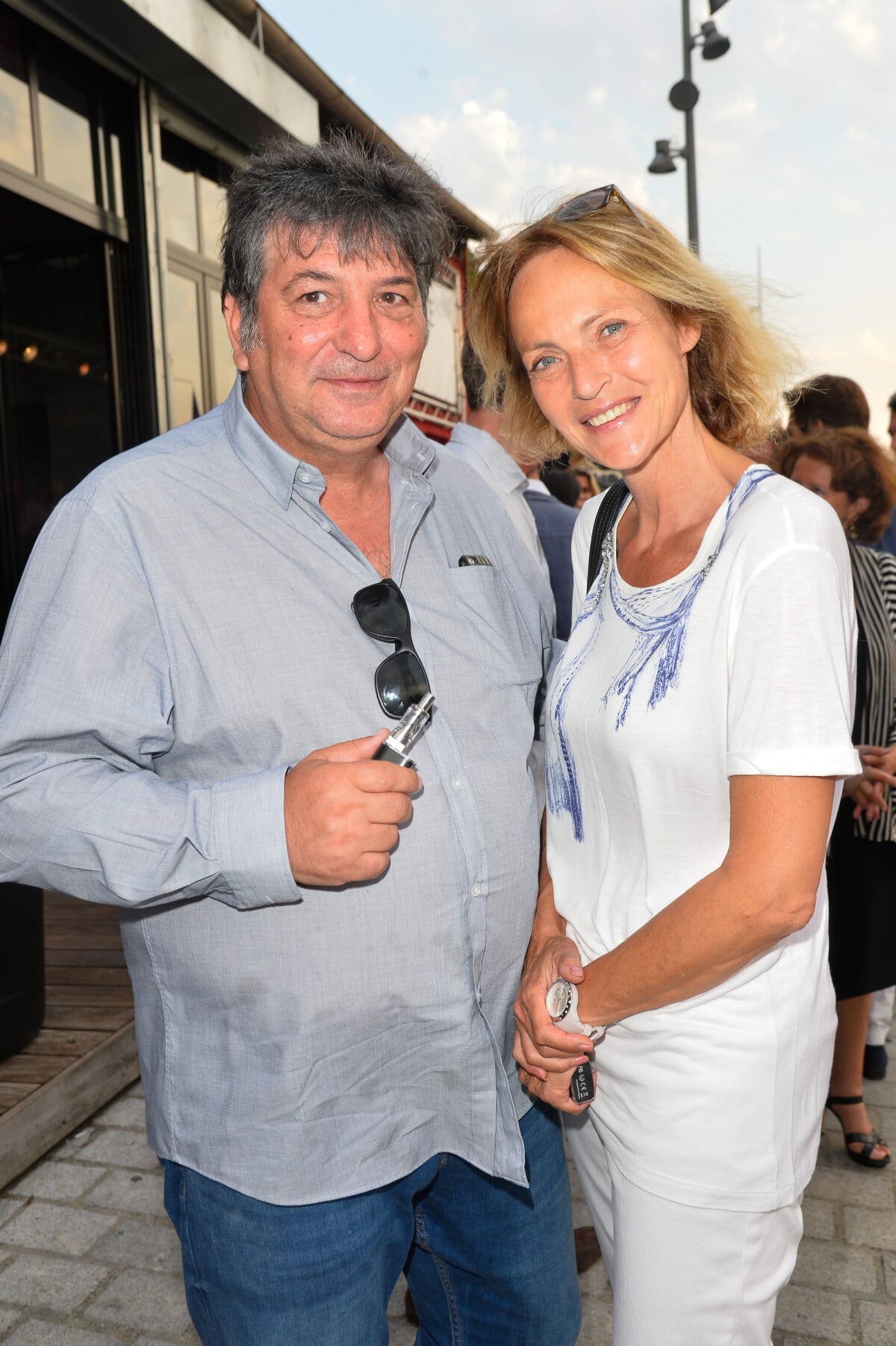 Photo : Exclusif - Bernard Uzan et sa femme Alexandra Vandernoot lors ...