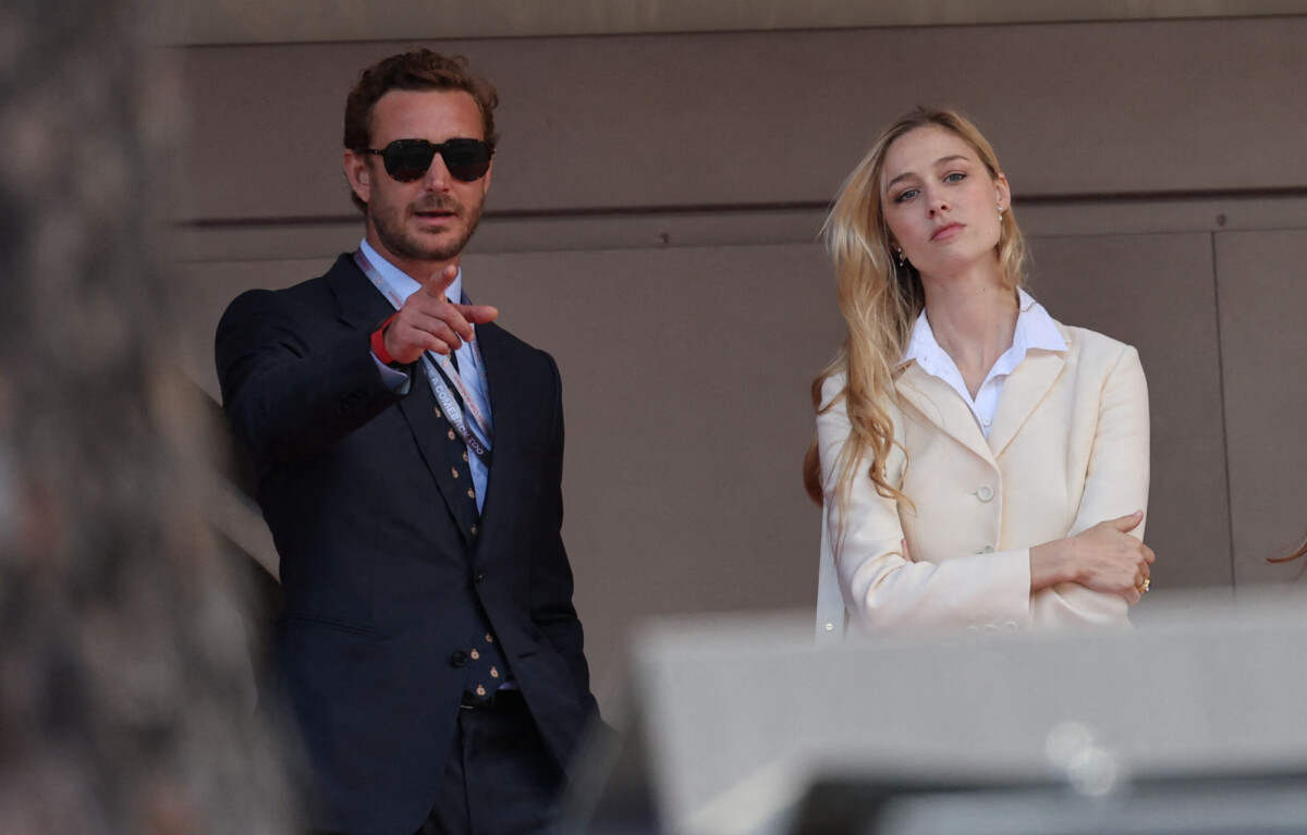 Photo : Pierre Casiraghi et sa femme Beatrice Borromeo - 6ème Monaco E-Prix à Monaco, le 6 mai ...