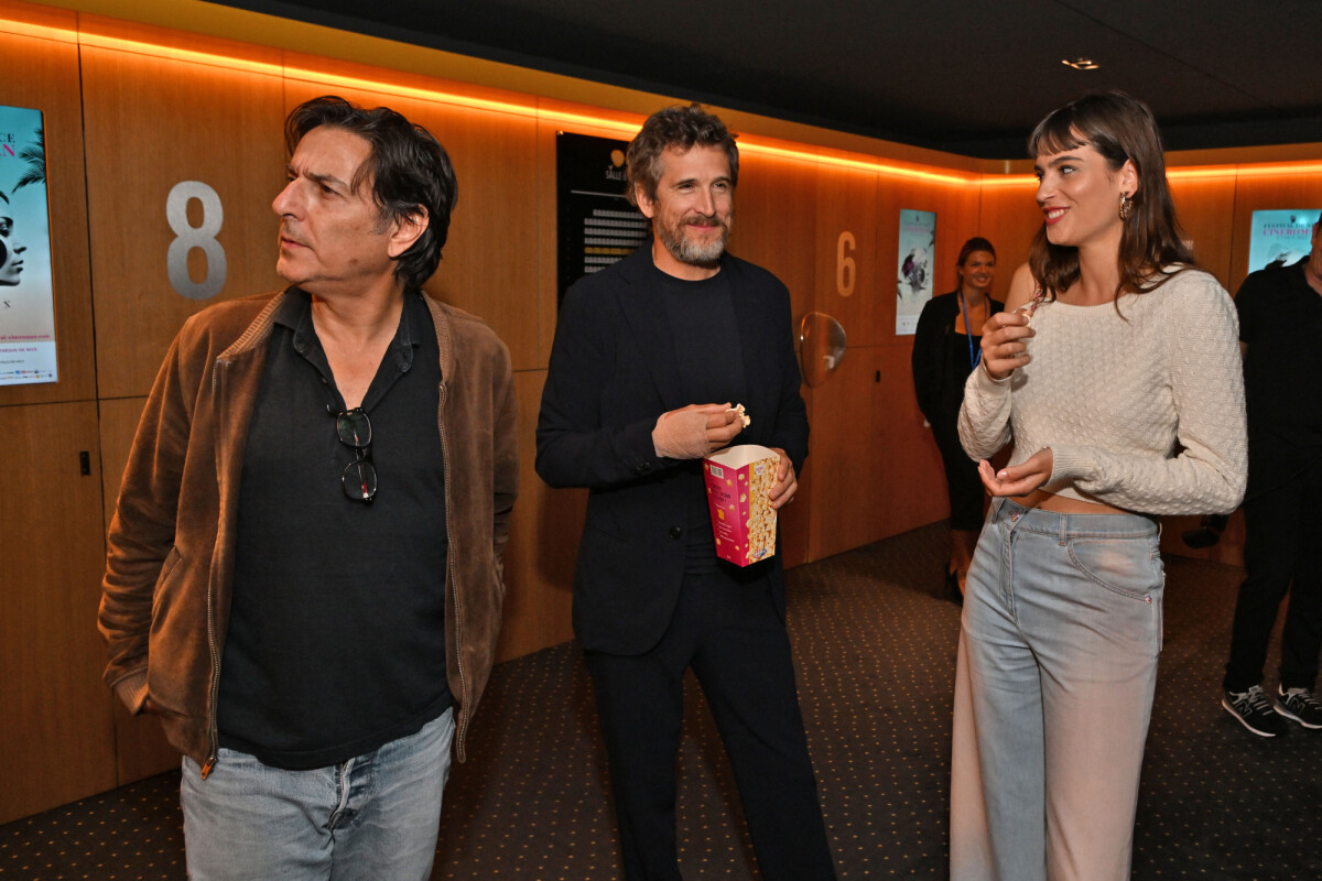 Photo : Guillaume Canet, Yvan Attal et Alma Jodorowsky durant la soirée d'ouverture de la 5eme ...
