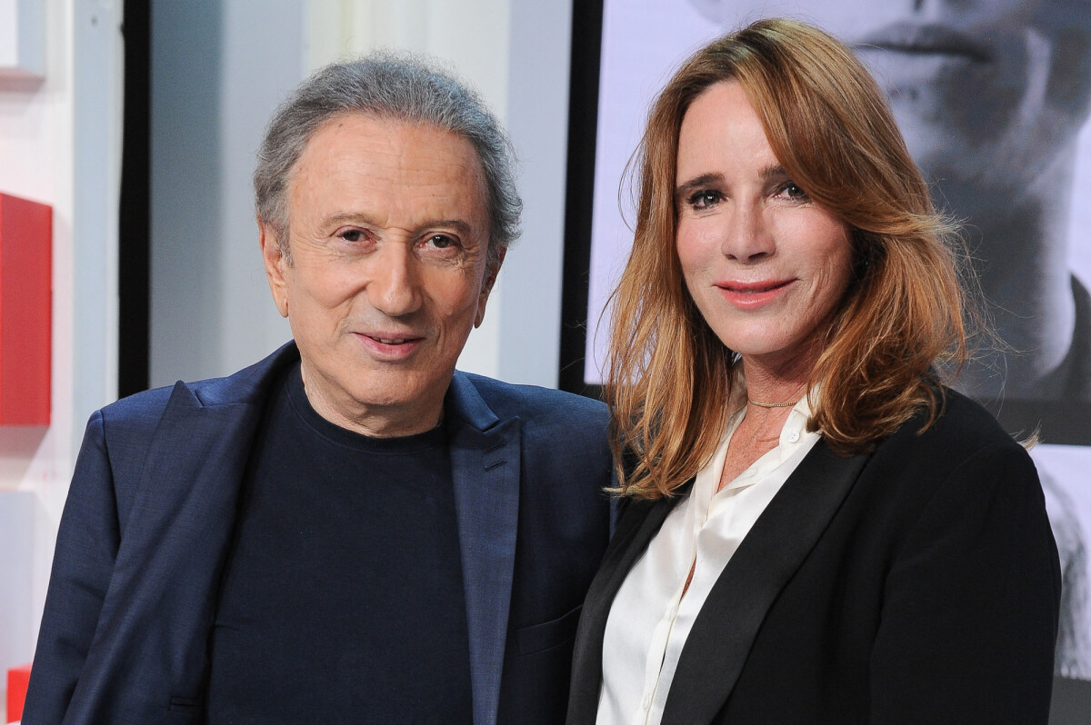 Photo : Exclusif - Michel Drucker et Geraldine Danon - Enregistrement ...