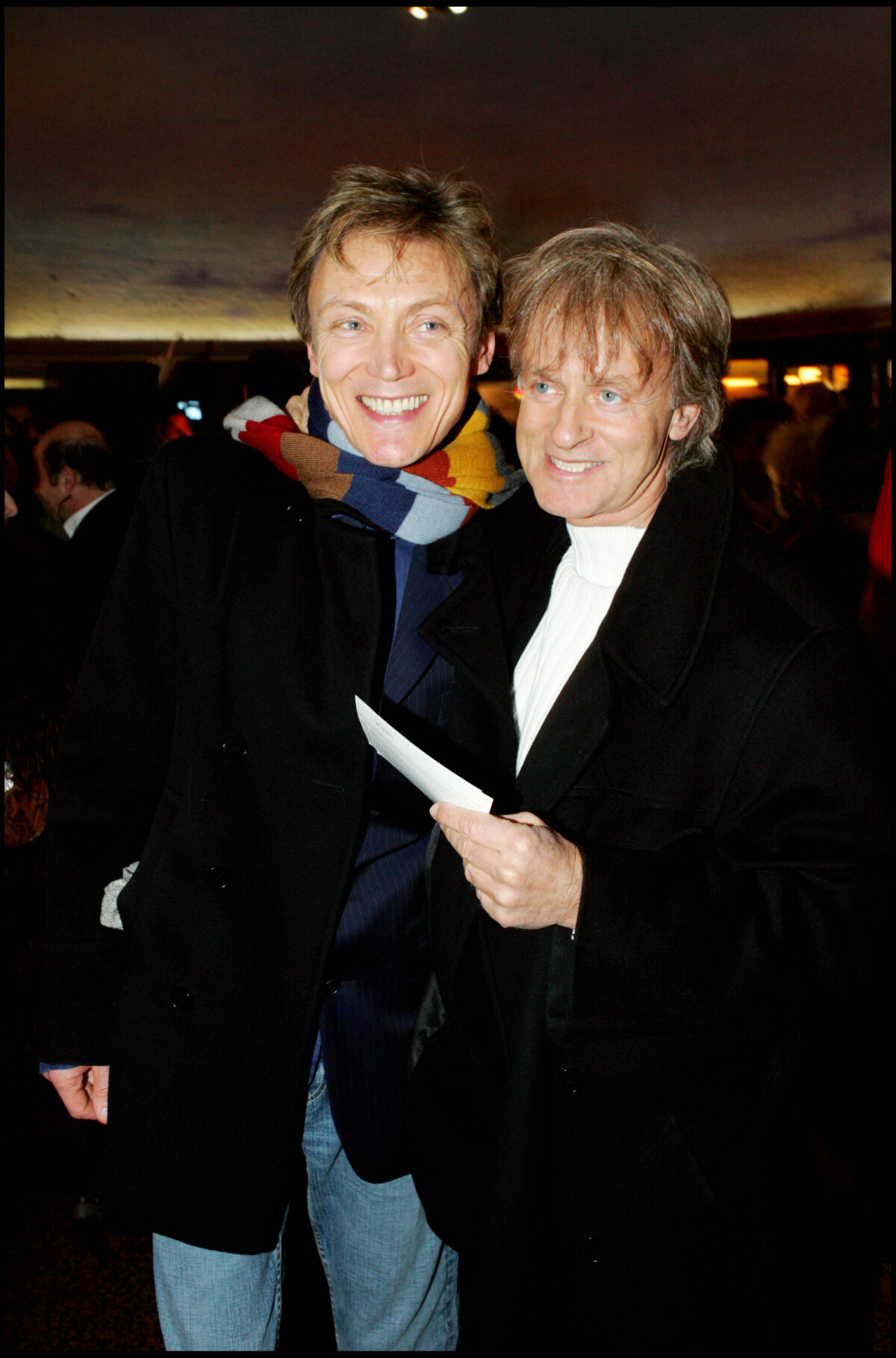 Photo : DAVE ET SON AMI PATRICK LOISEAU- GENERALE DU NOUVEAU SPECTACLE ...
