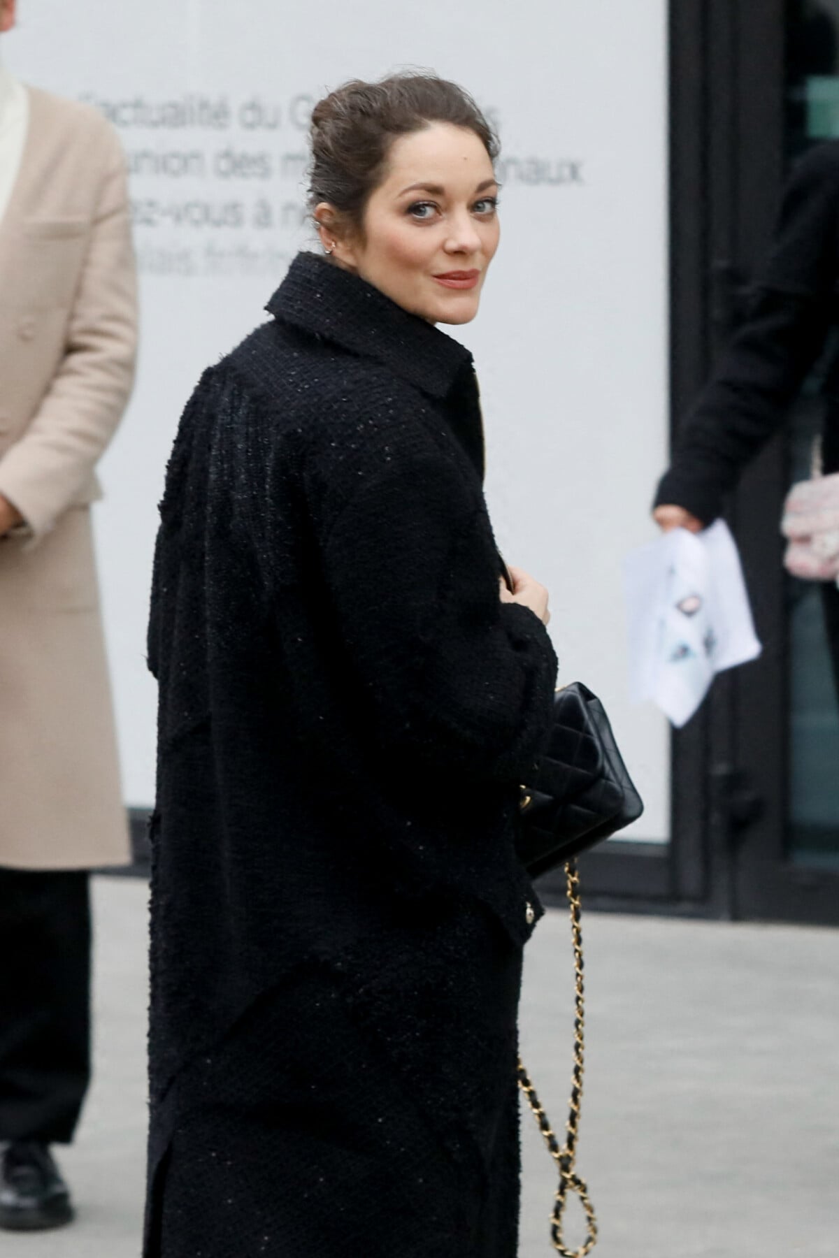 Photo : Marion Cotillard - Arrivées au défilé Chanel Haute Couture ...