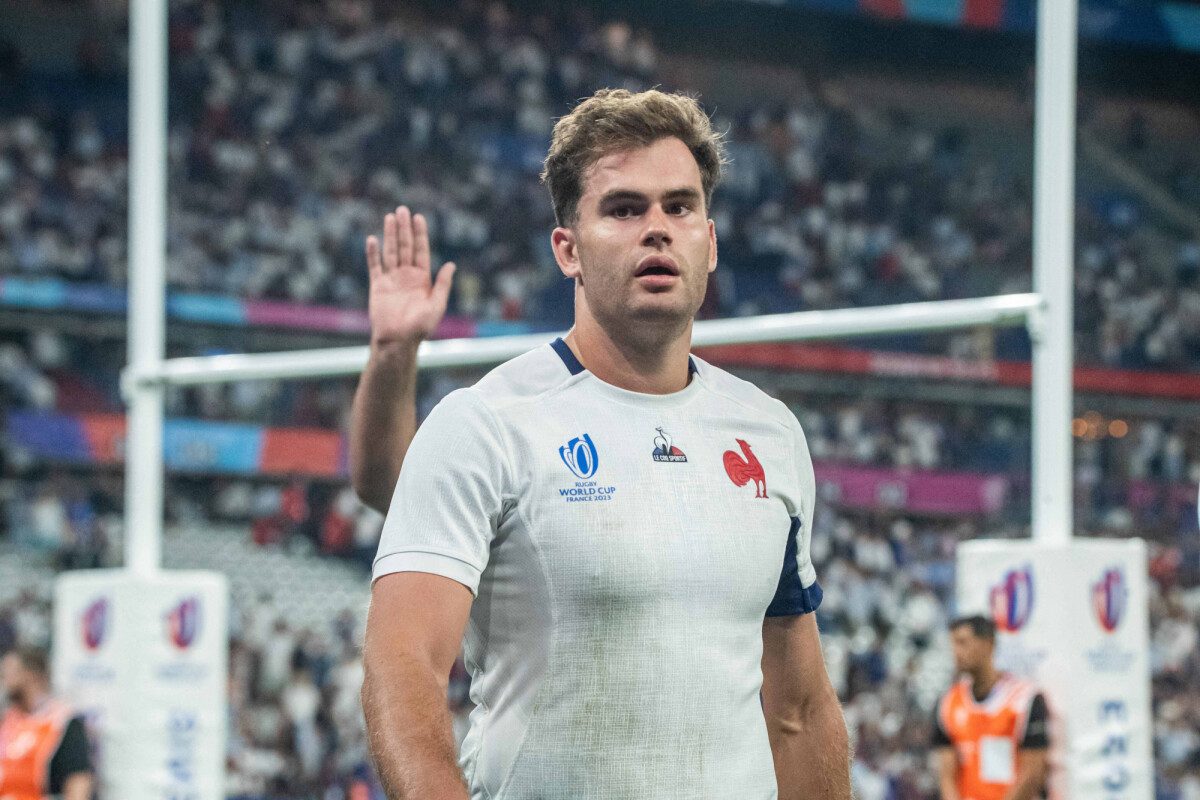 Photo : Damian Penaud (XV de France) - Match d'ouverture de la coupe du ...