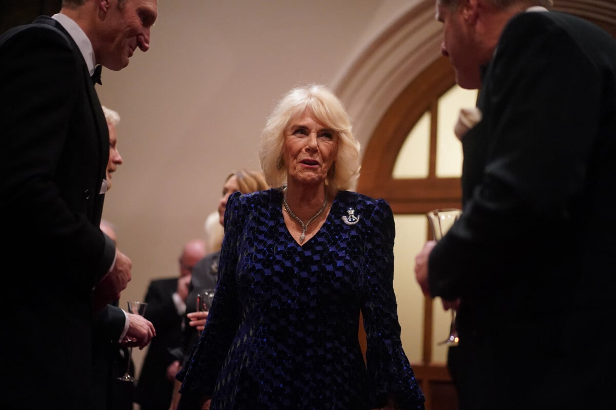 Photo : Queen Camilla during the Rifles Awards Dinner at the City of ...