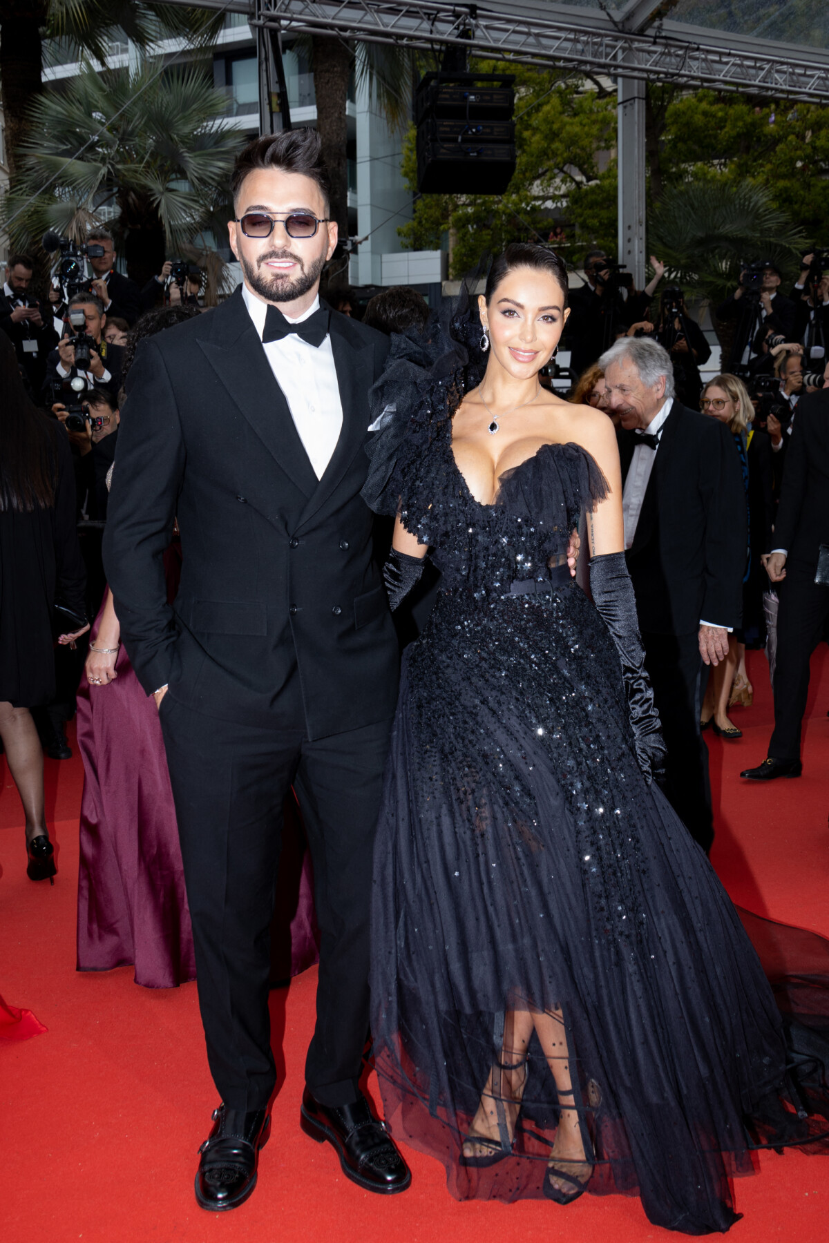 Photo : Thomas Vergara et sa femme Nabilla Benattia-Vergara - Montée des marches du film ...