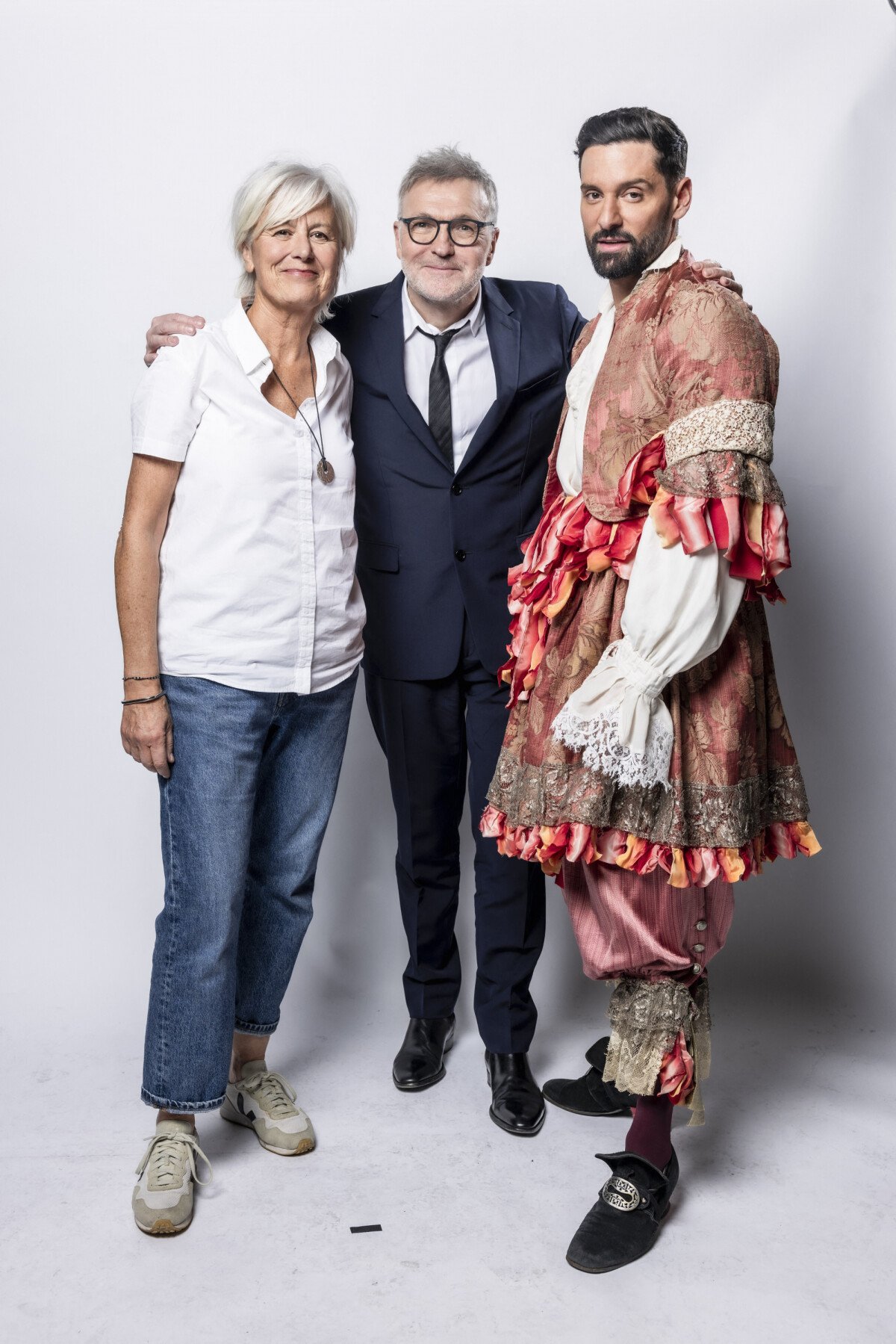 Photo : Exclusif - Annie Lemoine, Laurent Ruquier et son compagnon Hugo ...