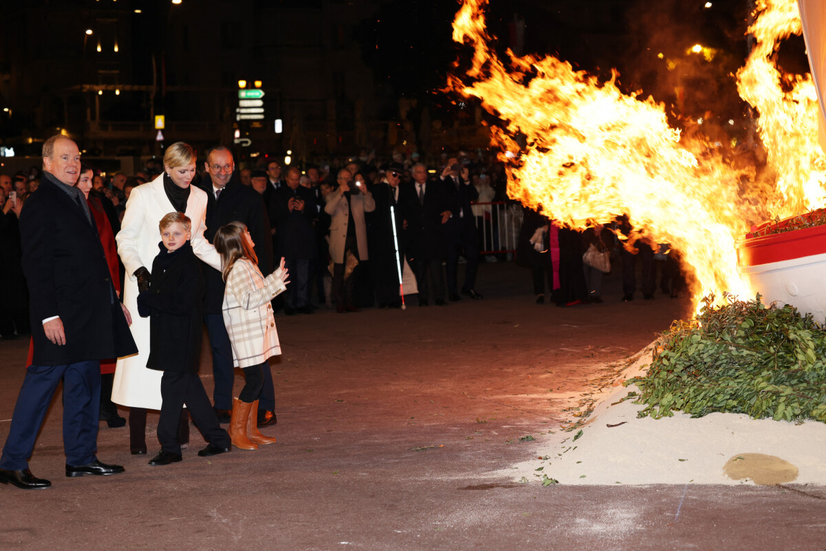 Photo : Le prince Albert II de Monaco, la princesse Charlene, le prince ...