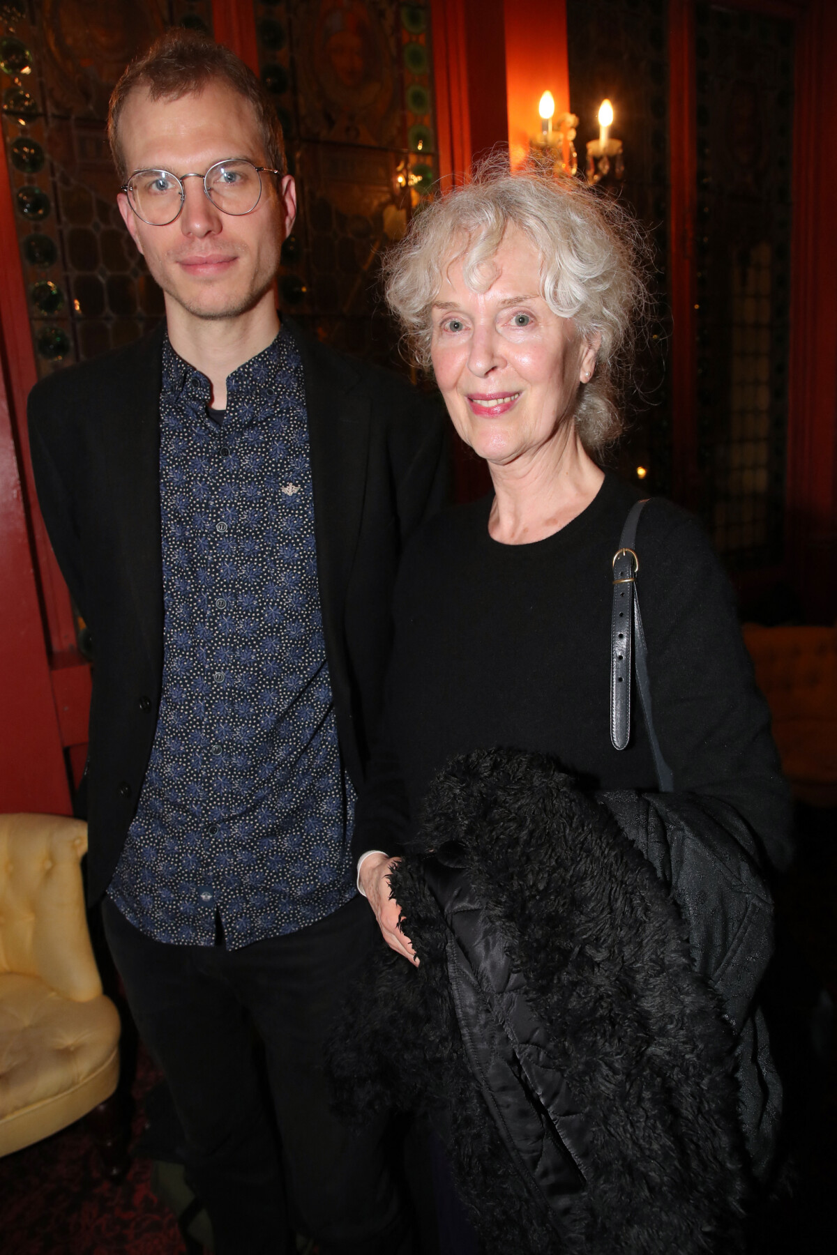 Photo : Exclusif - Evelyne Buyle et son neveu Charles - Personnalités à ...