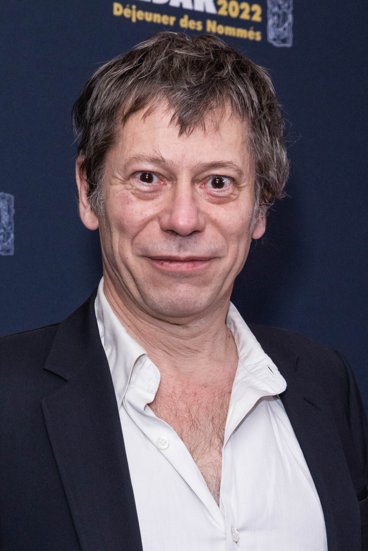 Photo : Mathieu Amalric au photocall du déjeuner des nommés aux César ...