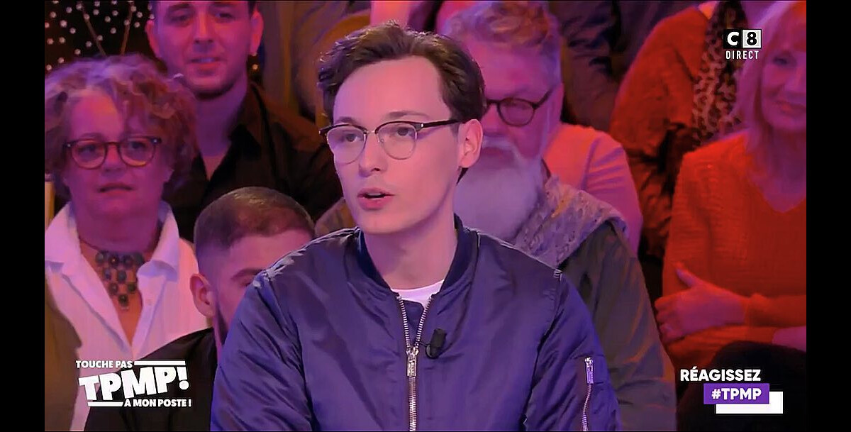Photo : Clément Garin dans "TPMP", février 2020 - Purepeople