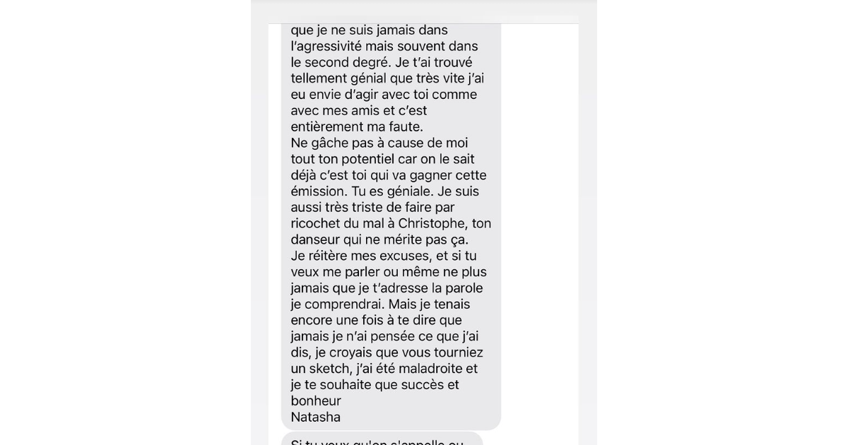 Altercation entre Inès Reg et Natasha St-Pier : Un SMS révélé au grand ...
