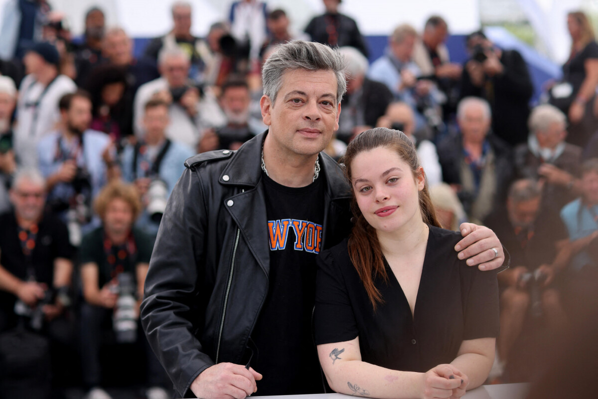 Photo : Benjamin Biolay et sa fille Anna Biolay au photocall de ...