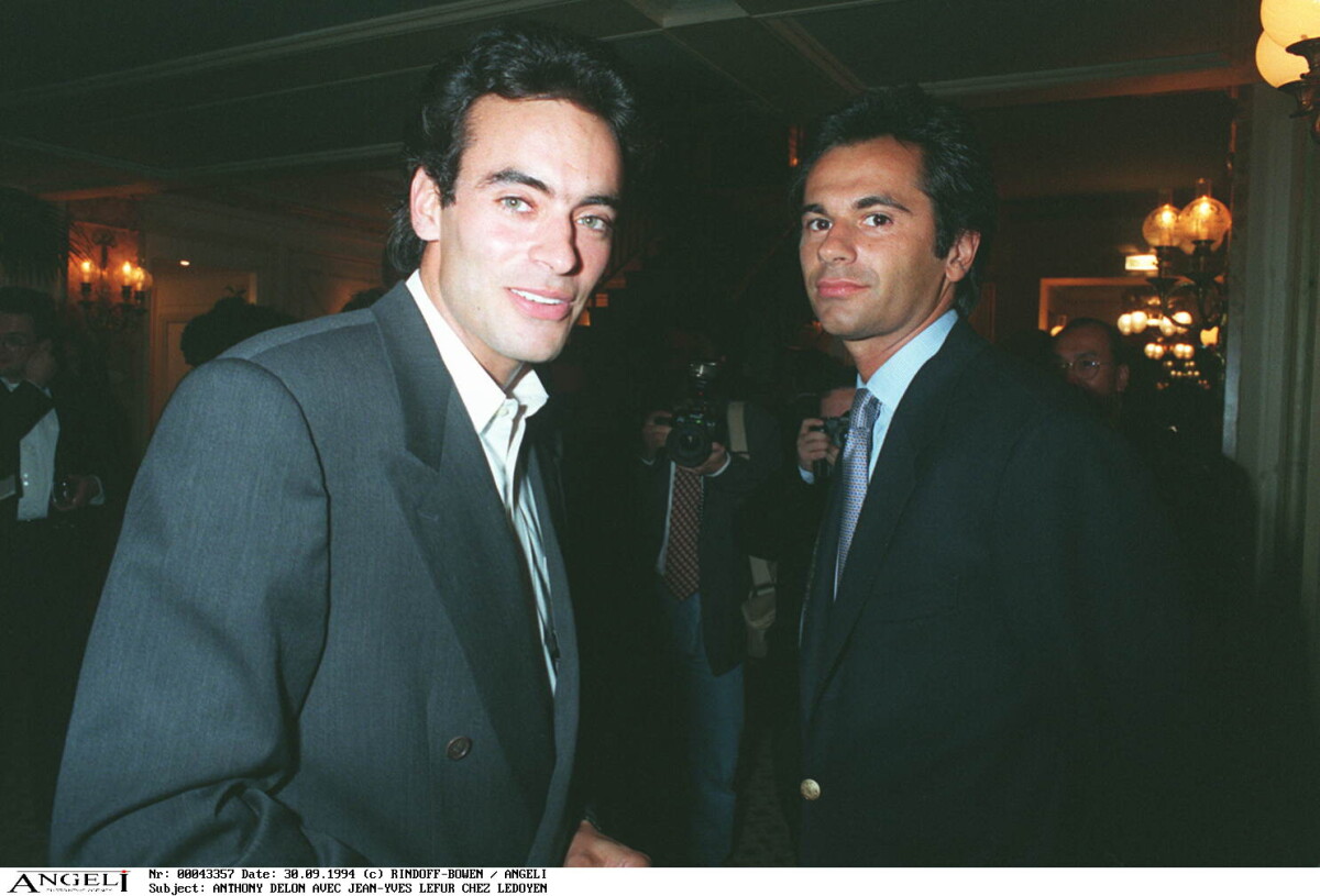 Photo : il a côtoyé Anthony Delon qui est devenu l'un de ses proches ...