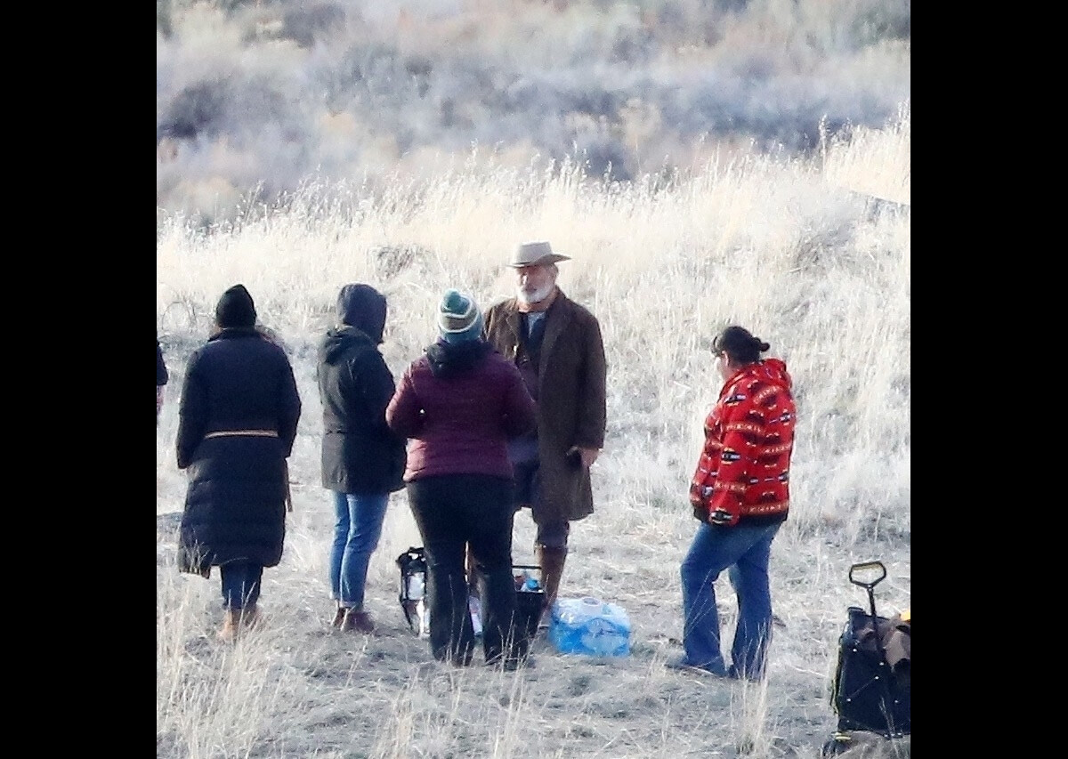 Photo : Alec Baldwin sur le tournage du film "Rust" dans le Montana, le ...