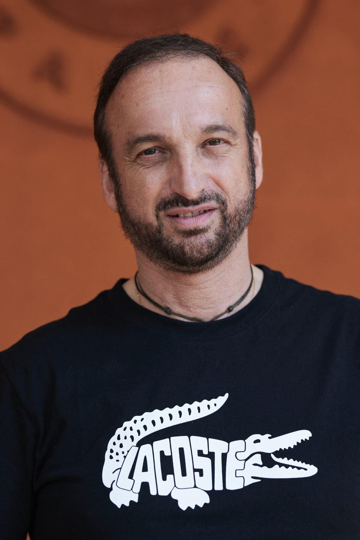 Photo : Michel Ferraci au village lors des Internationaux de France de ...