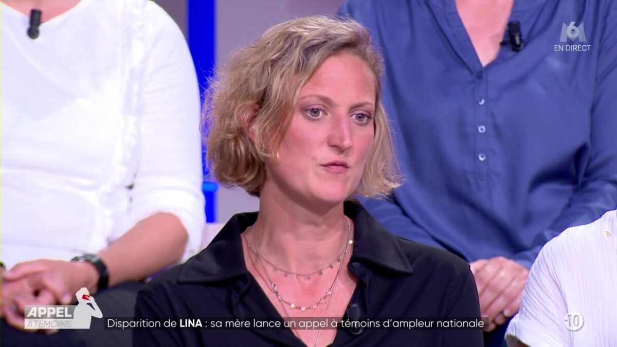 Photo : La mère de Lina, Fanny Groll, sur le plateau de l'émission ...