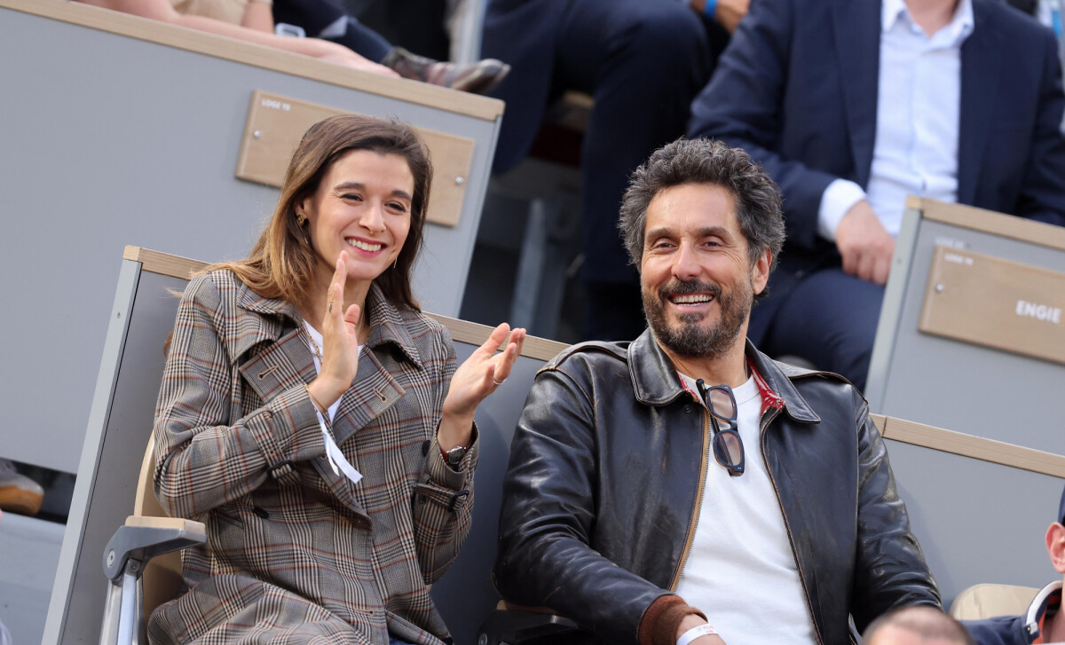 Photo : Vincent Elbaz a assisté aux matchs de Roland Garros avec sa ...