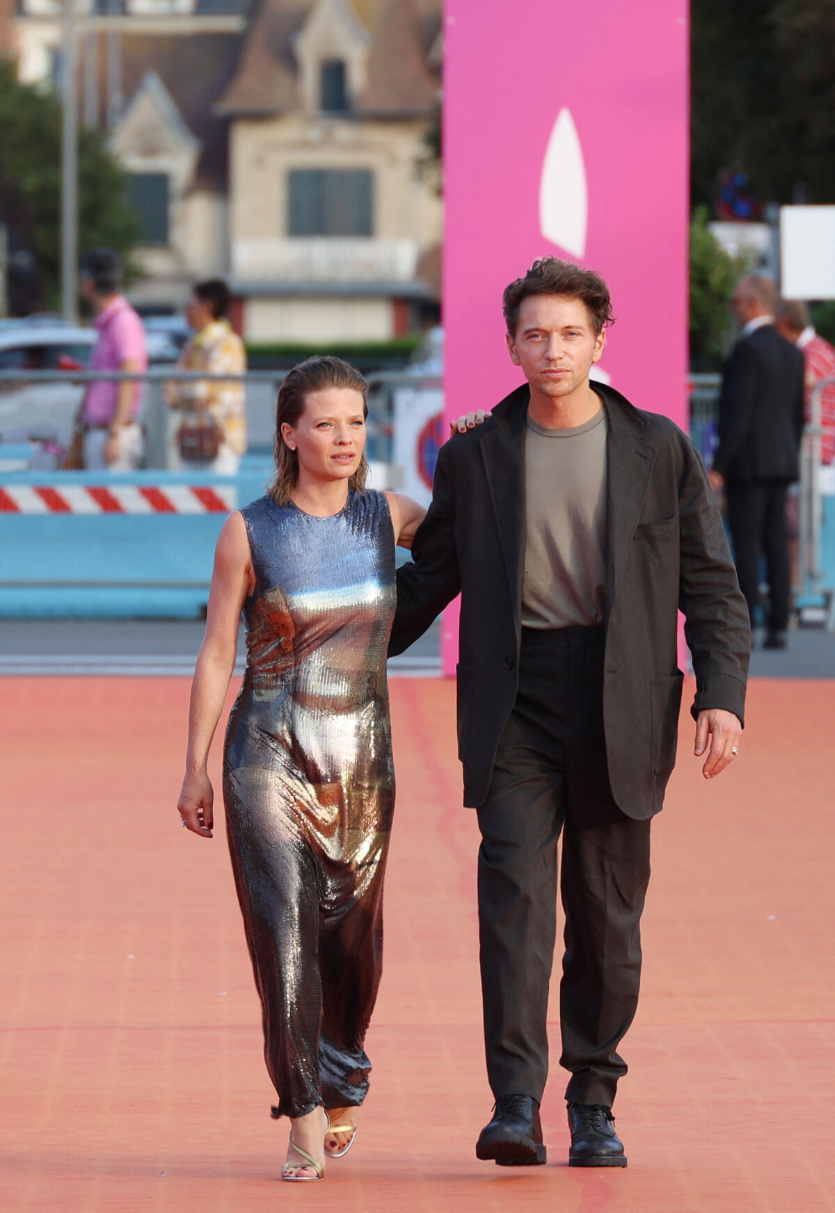 Photo : Mélanie Thierry et Raphaël Haroche lors de la 49ème édition du festival du cinéma ...