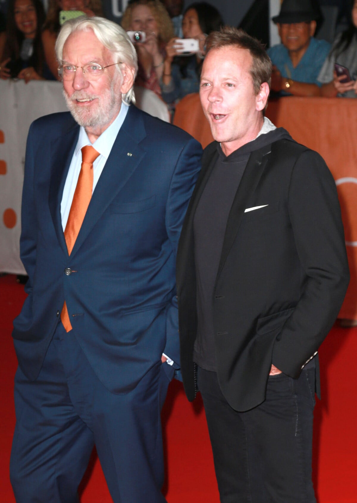 Photo : Kiefer Sutherland, Donald Sutherland à la première de 'Forsaken ...