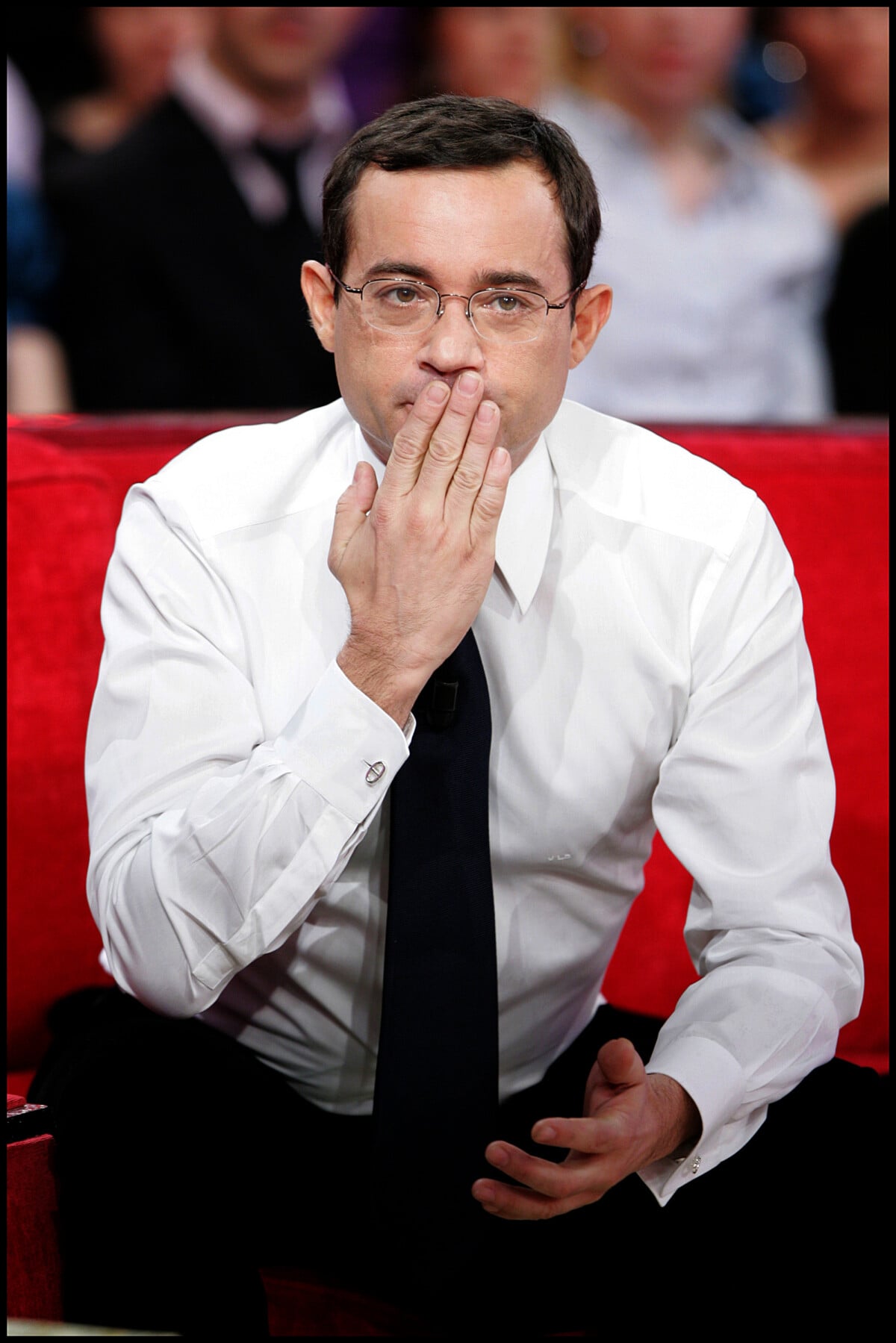 Photo : Jean-Luc Delarue dans l'émission Vivement dimanche - Purepeople