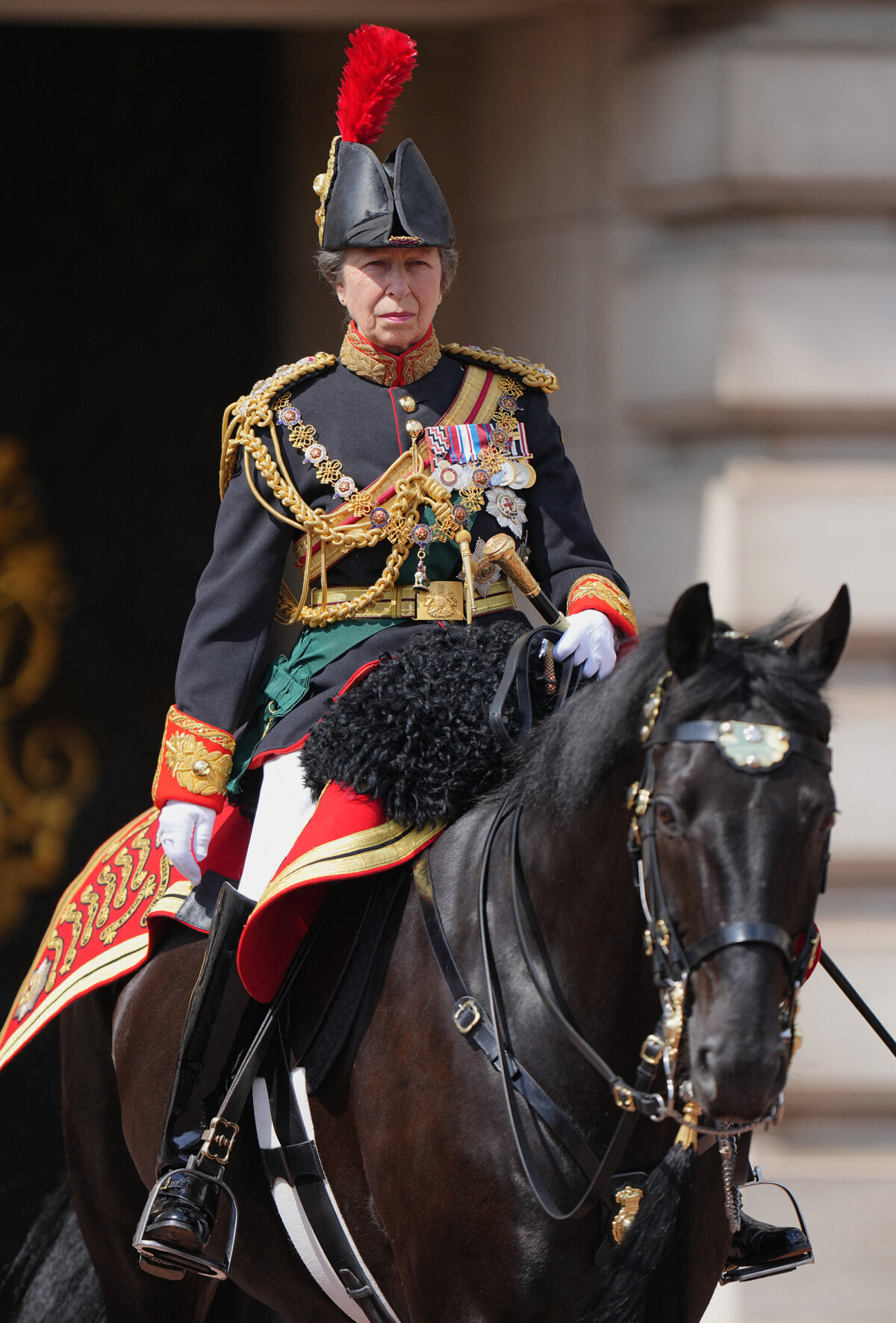 Photo : En juin dernier, la princesse Anne a été victime d'un accident ...