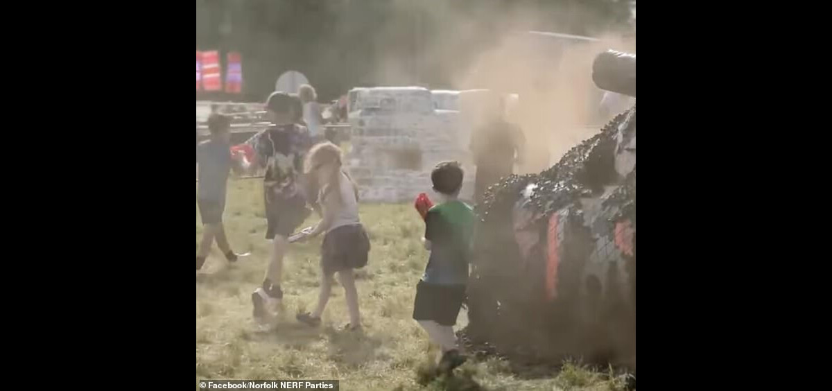 Photo : Les parties de Nerf sur le domaine de Holkham Hall, en ...