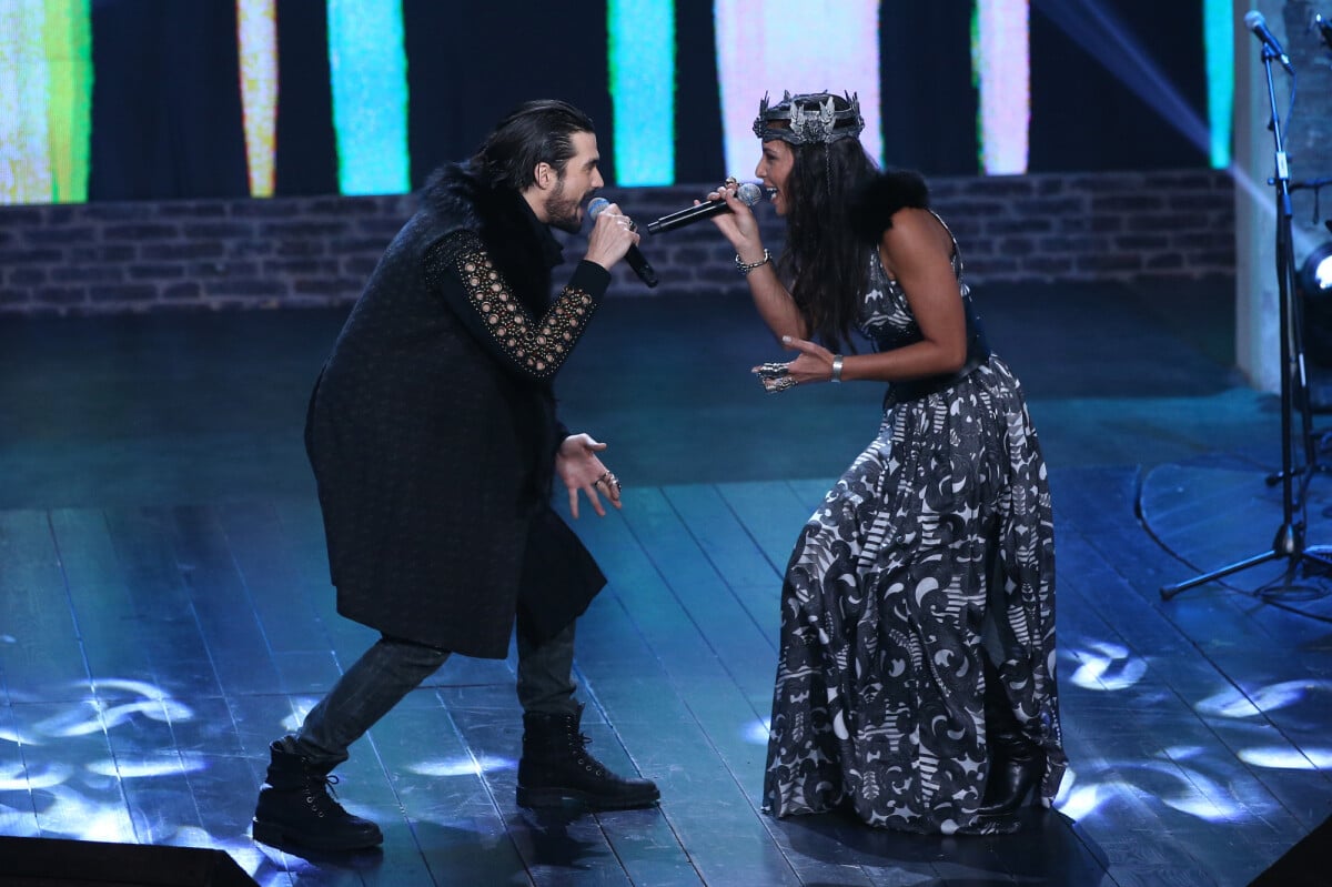 Photo : Exclusif - Florent Mothe et Zaho (de la comédie musicale La ...