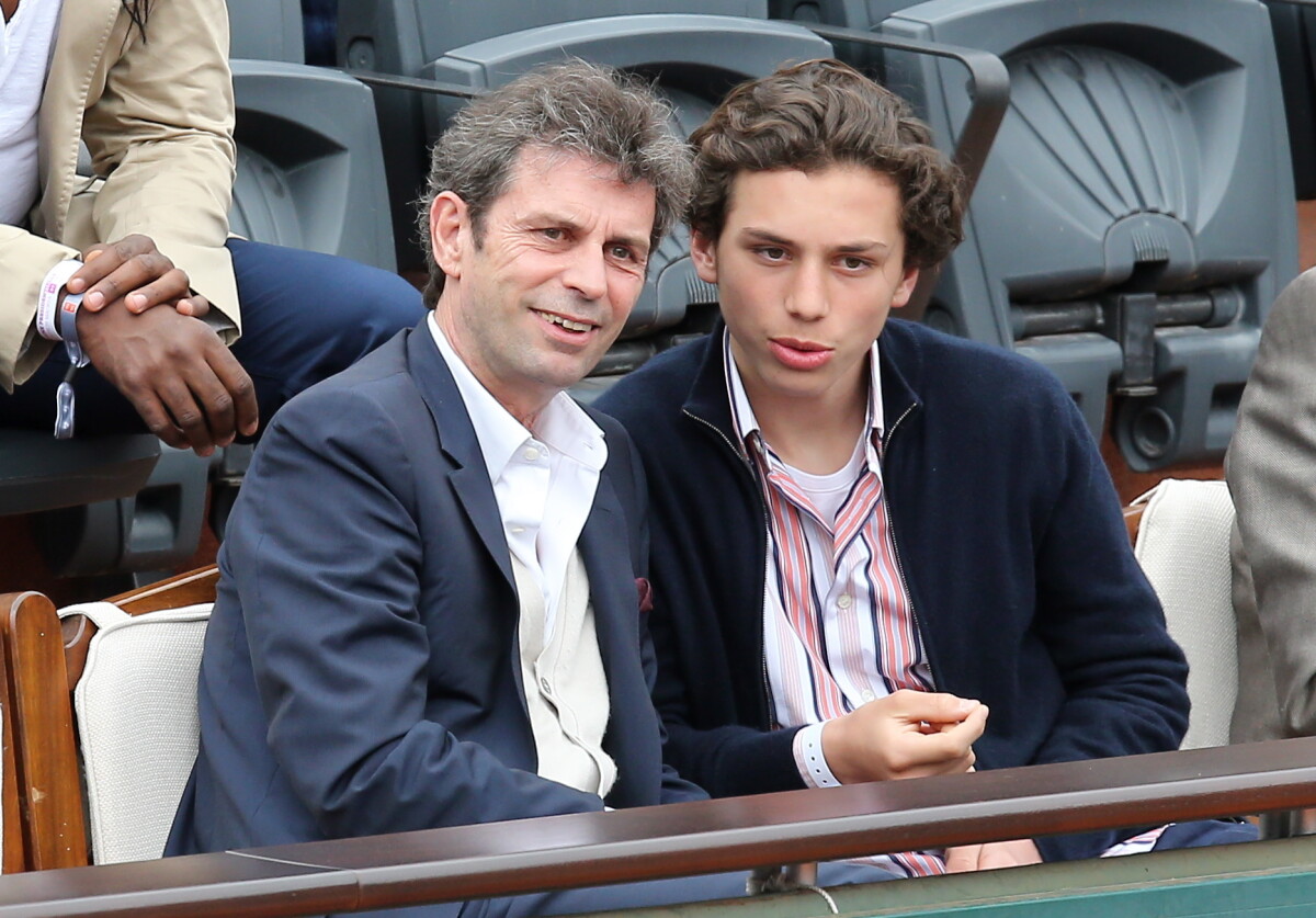 Photo : Fréderic Taddeï et son fils Diego - People dans les tribunes ...