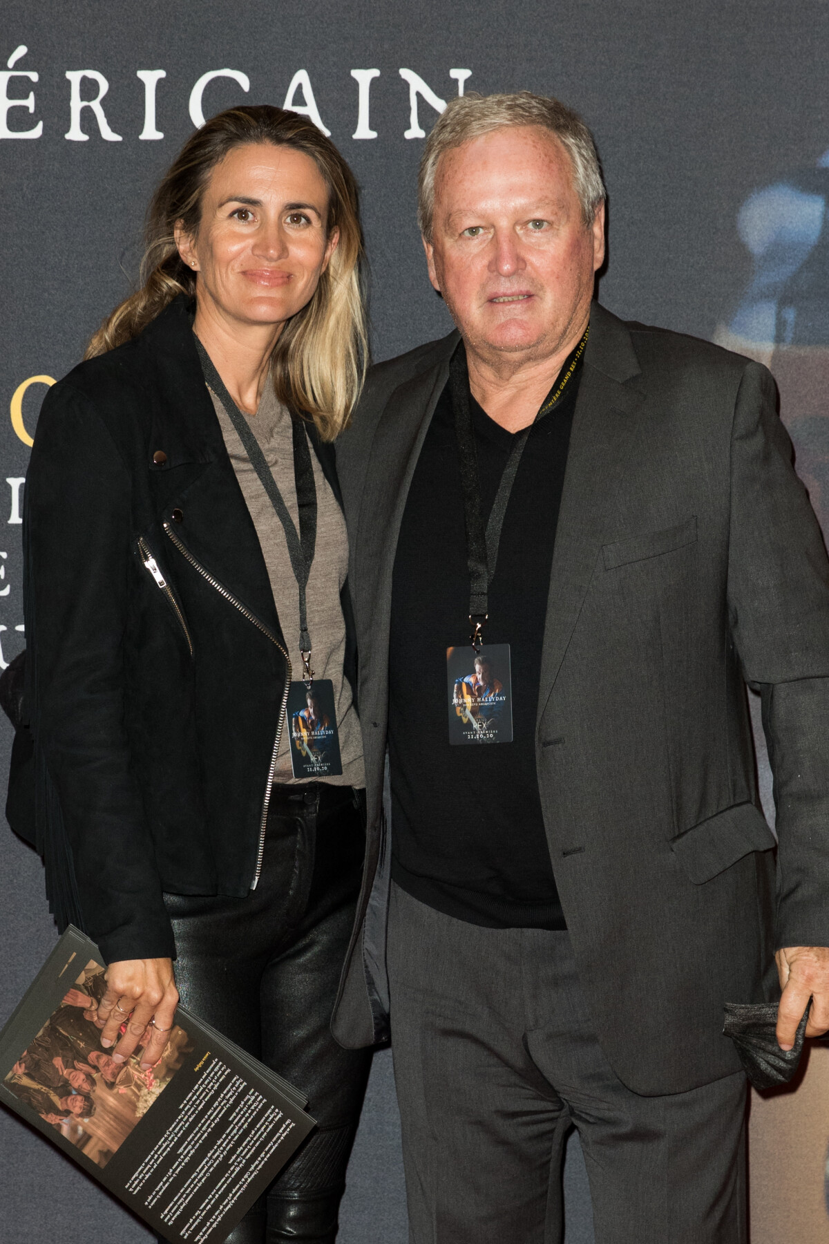 Photo : André Boudou et sa femme Adine - Projection au Grand Rex à ...