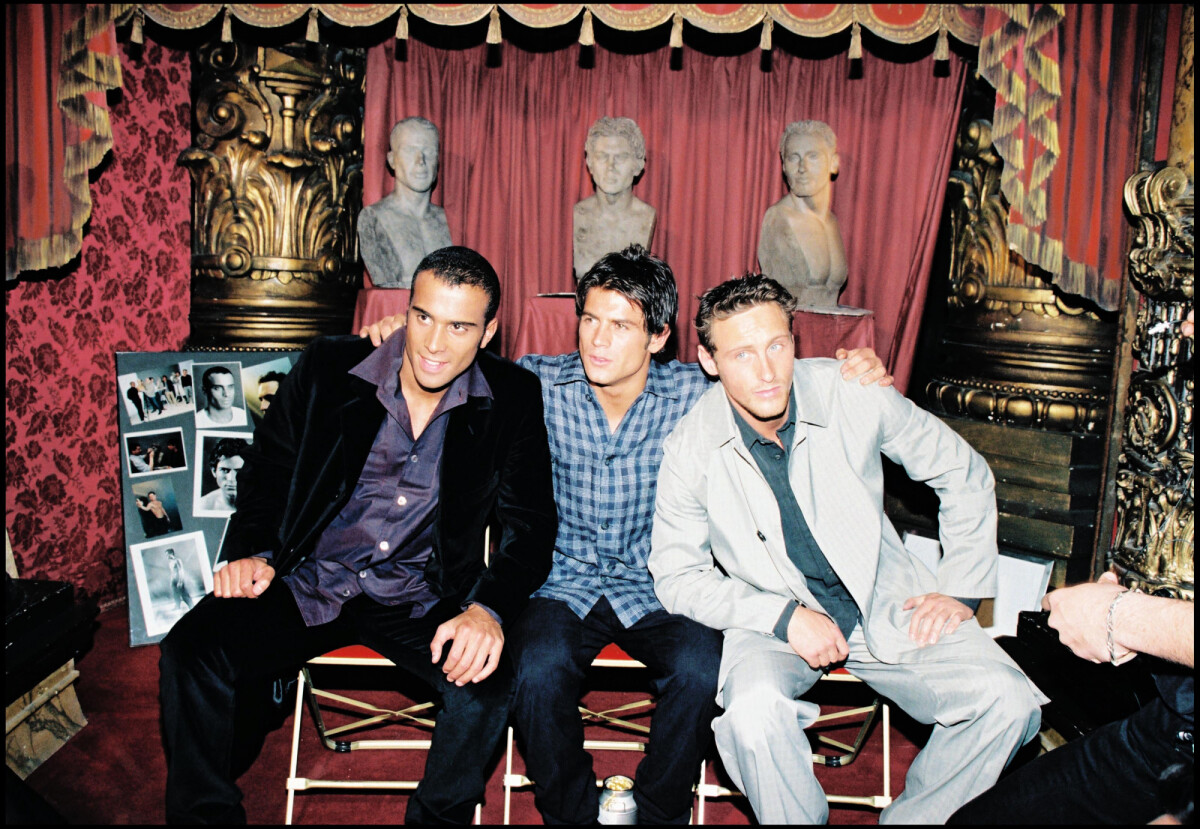 Photo : Adel Kachermi, Filip Nikolic et Franck Delay du groupe 2Be3 au ...