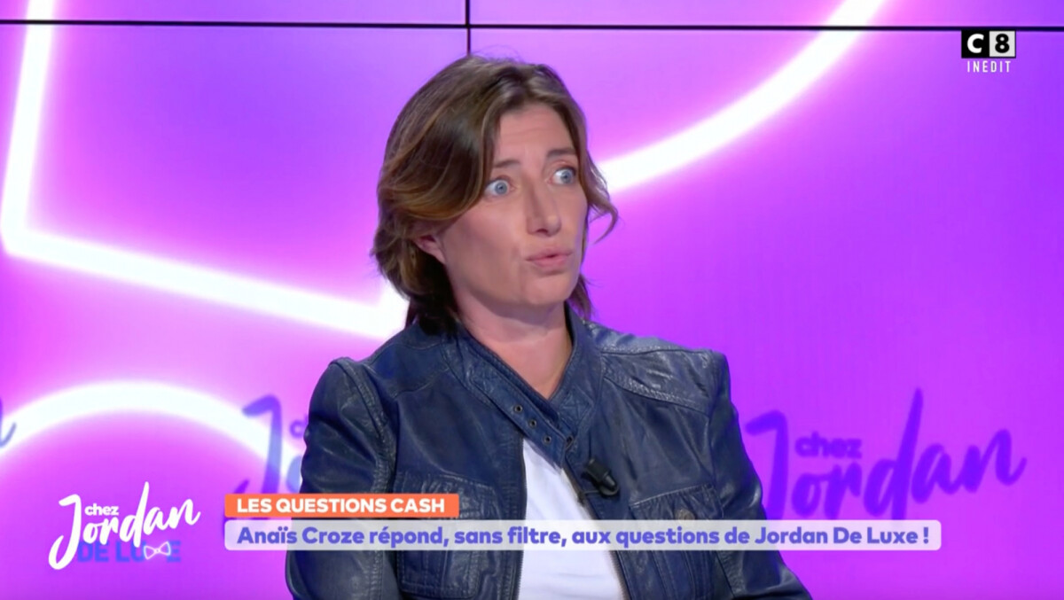 Photo : La chanteuse Anaïs face à Jordan De Luxe sur le plateau de ...