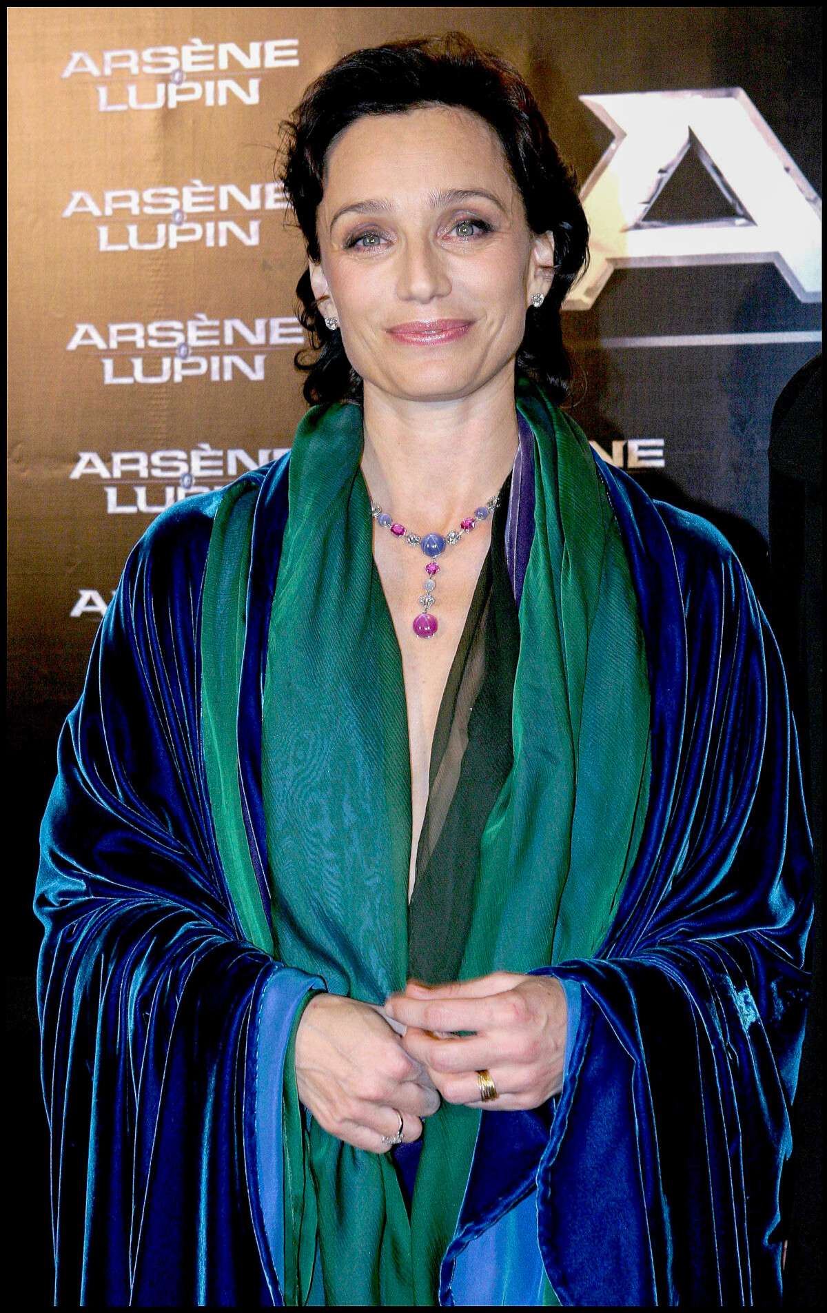 Photo : Kristin Scott Thomas. Avant premiere du film ' Arsene Lupin' au ...