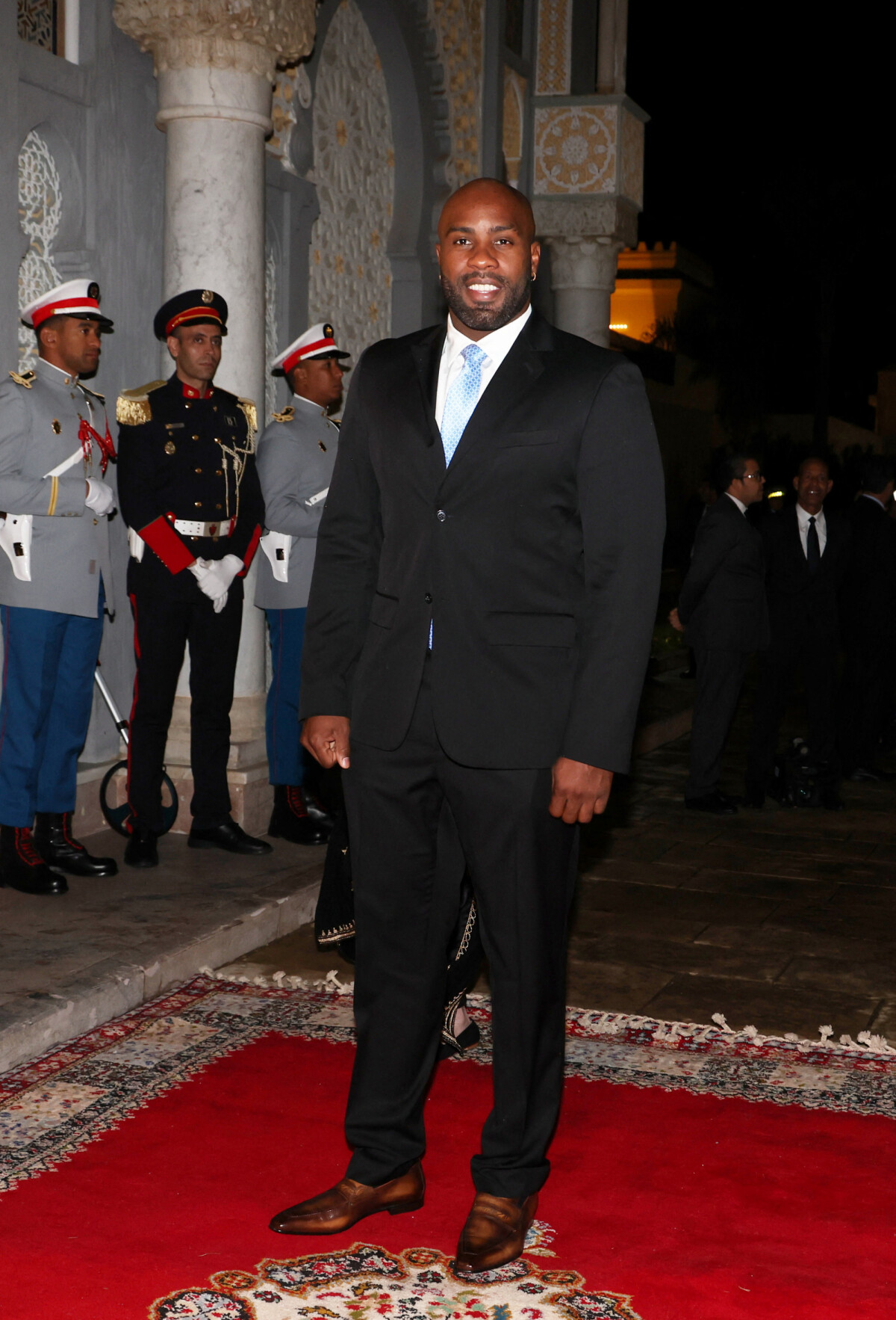 Photo : Teddy Riner - Dîner d'Etat offert par sa Majesté le roi ...