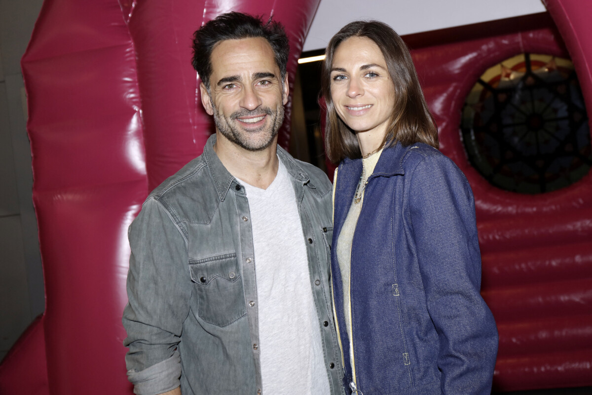 Photo : Florent Peyre et sa compagne Virginie Stref lors de l'avant ...