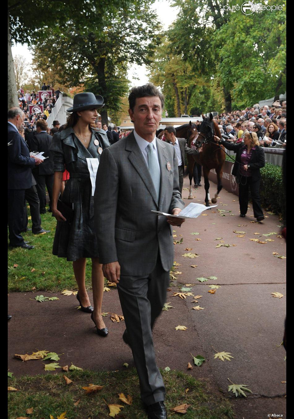Edouard de Rothschild lors du Qatar Prix de l'Arc de Triomphe à l ...
