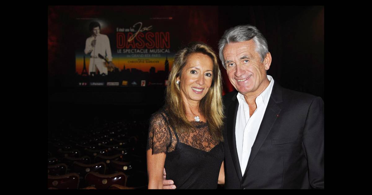 Le producteur Gilbert Coullier et sa femme Nicole lors de la Générale d ...