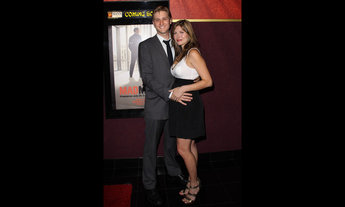 Photo : Aaron Staton et sa femme Connie Fletcher Staton à Los Angeles ...