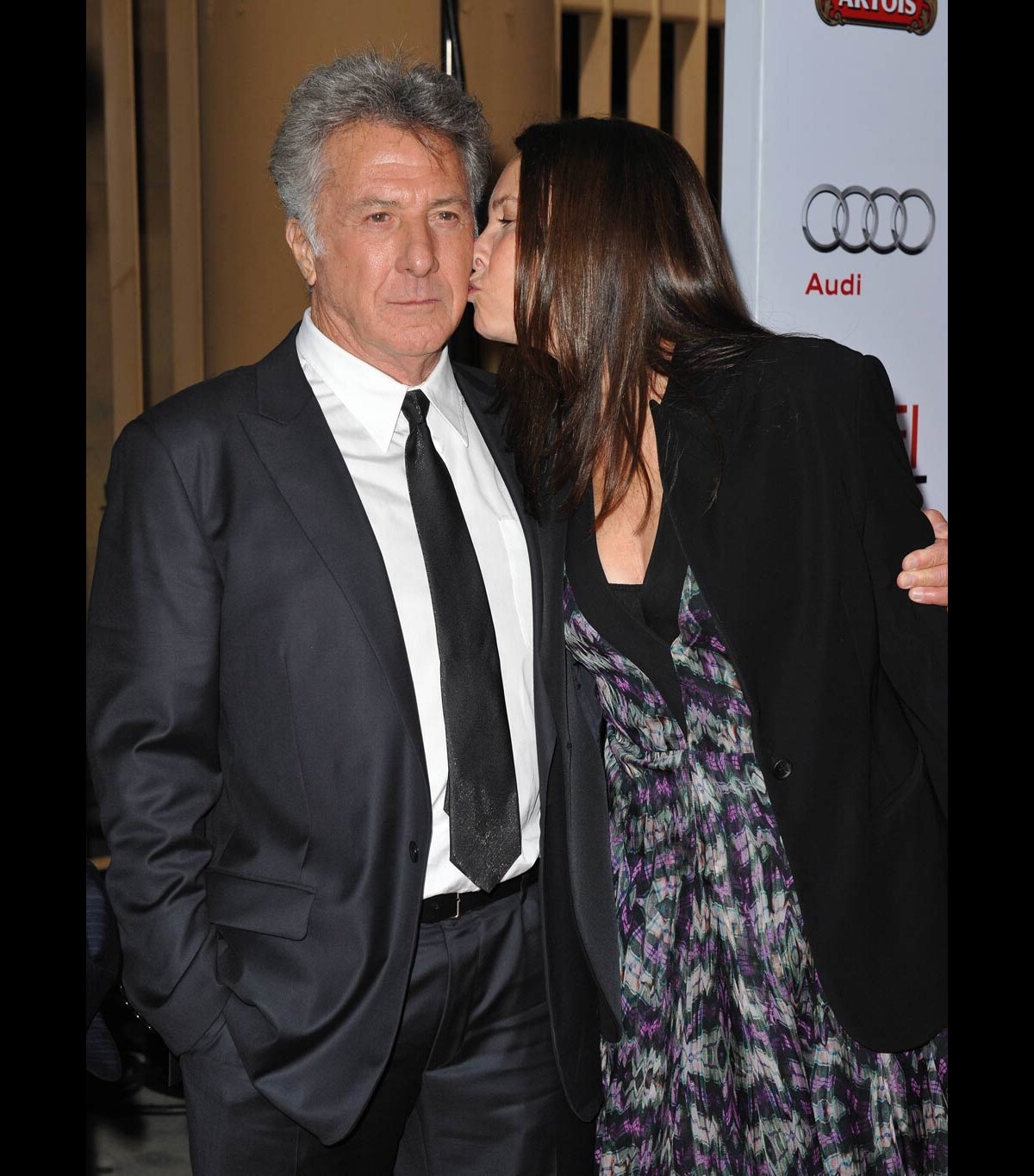 Photo : Dustin Hoffman et sa femme Lisa Gottsegen lors de l'avant ...