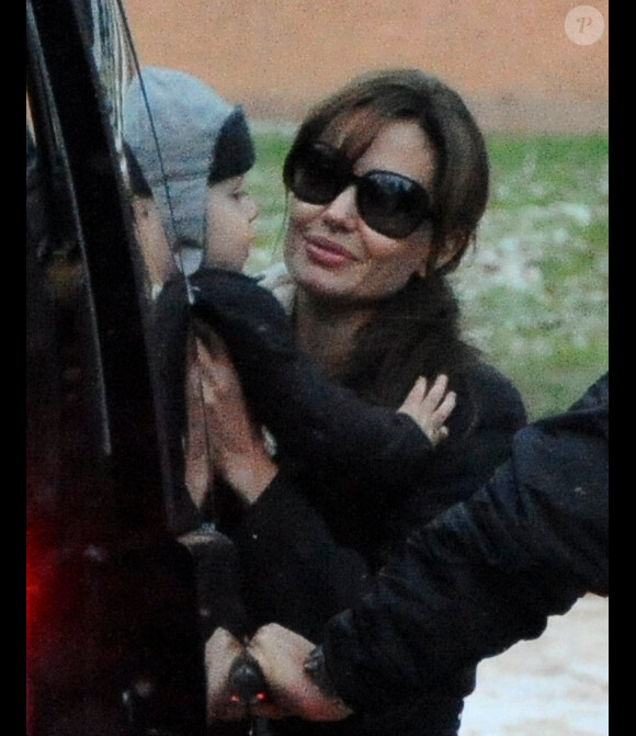 Photo Angelina Jolie Et Sa Fille Vivienne à Laquarium De Paris Le 1
