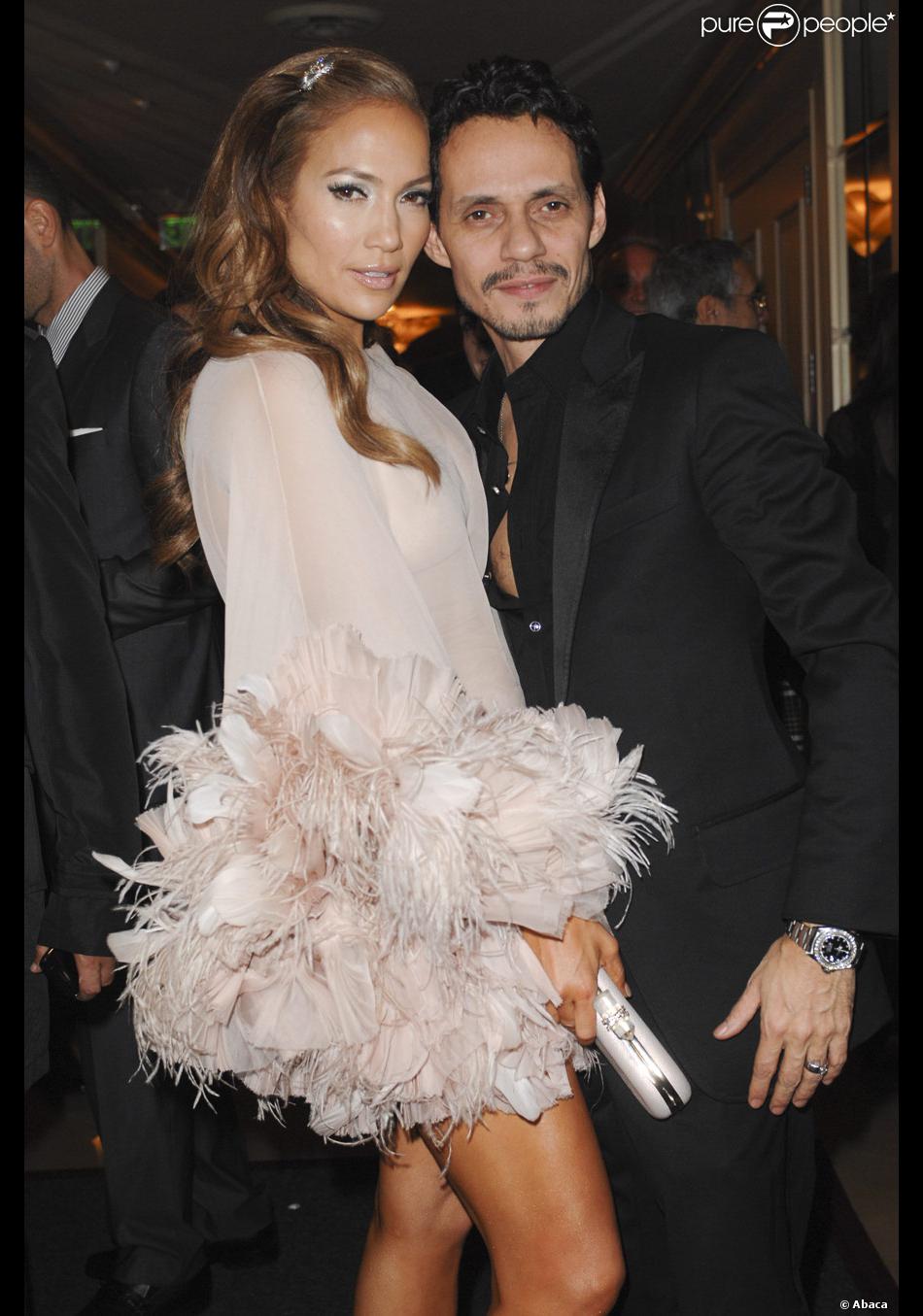 Jennifer Lopez et son mari Marc Anthony - Purepeople