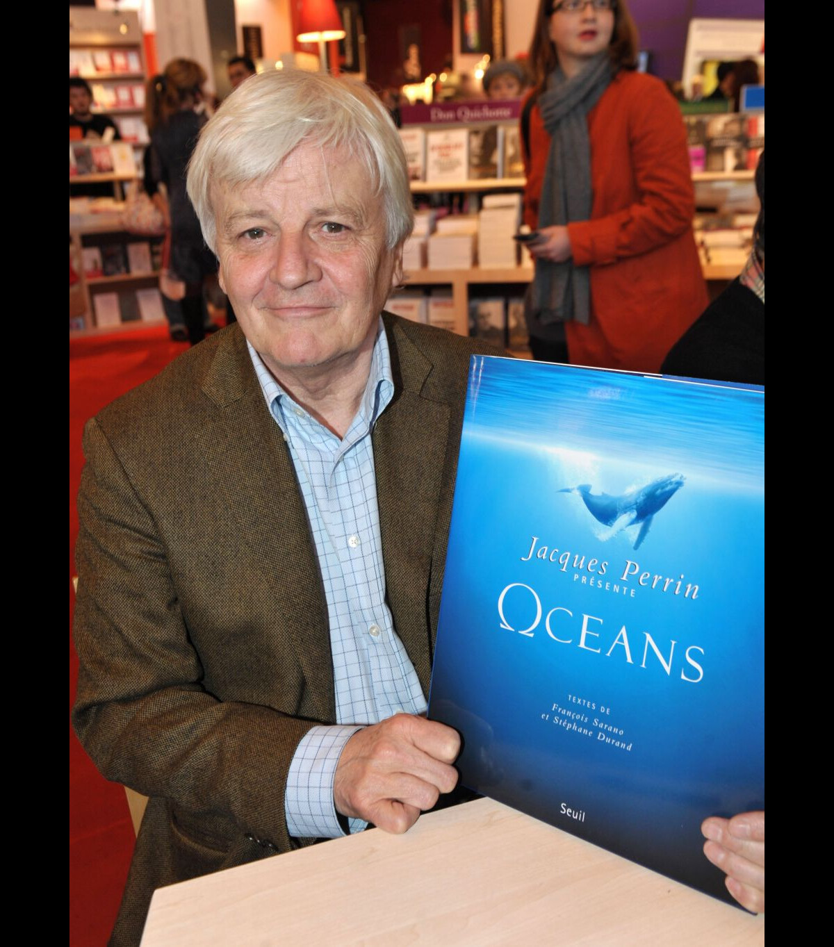 Photo : Jacques Perrin l'un des réalisateurs du film Océans, le 30 mars ...