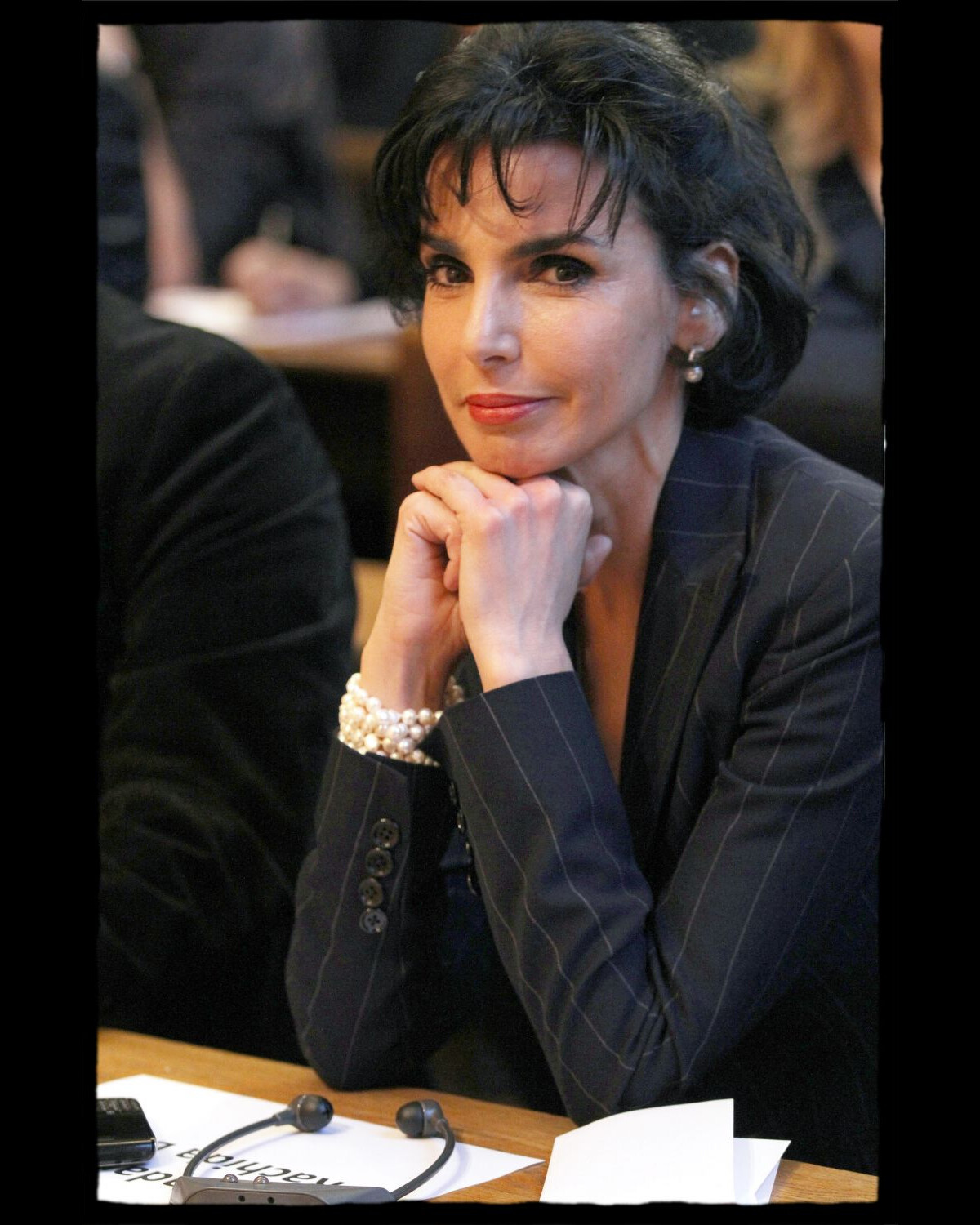 Photo : Rachida Dati, le 6 avril 2011, à Paris. - Ode (Purepeople)