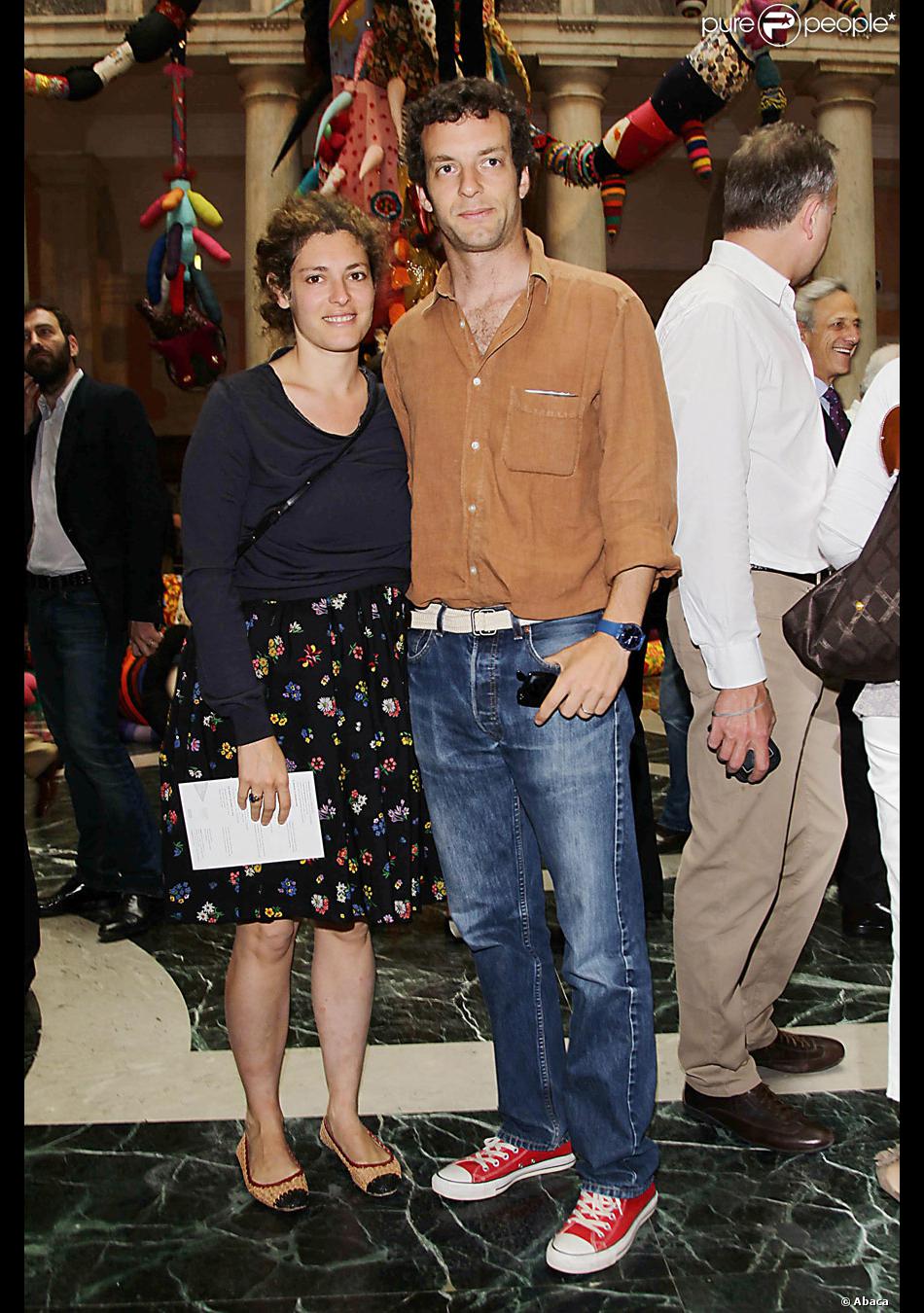 Ginevra Elkann et Giovanni Gaetani lors de la soirée d'ouverture de l ...